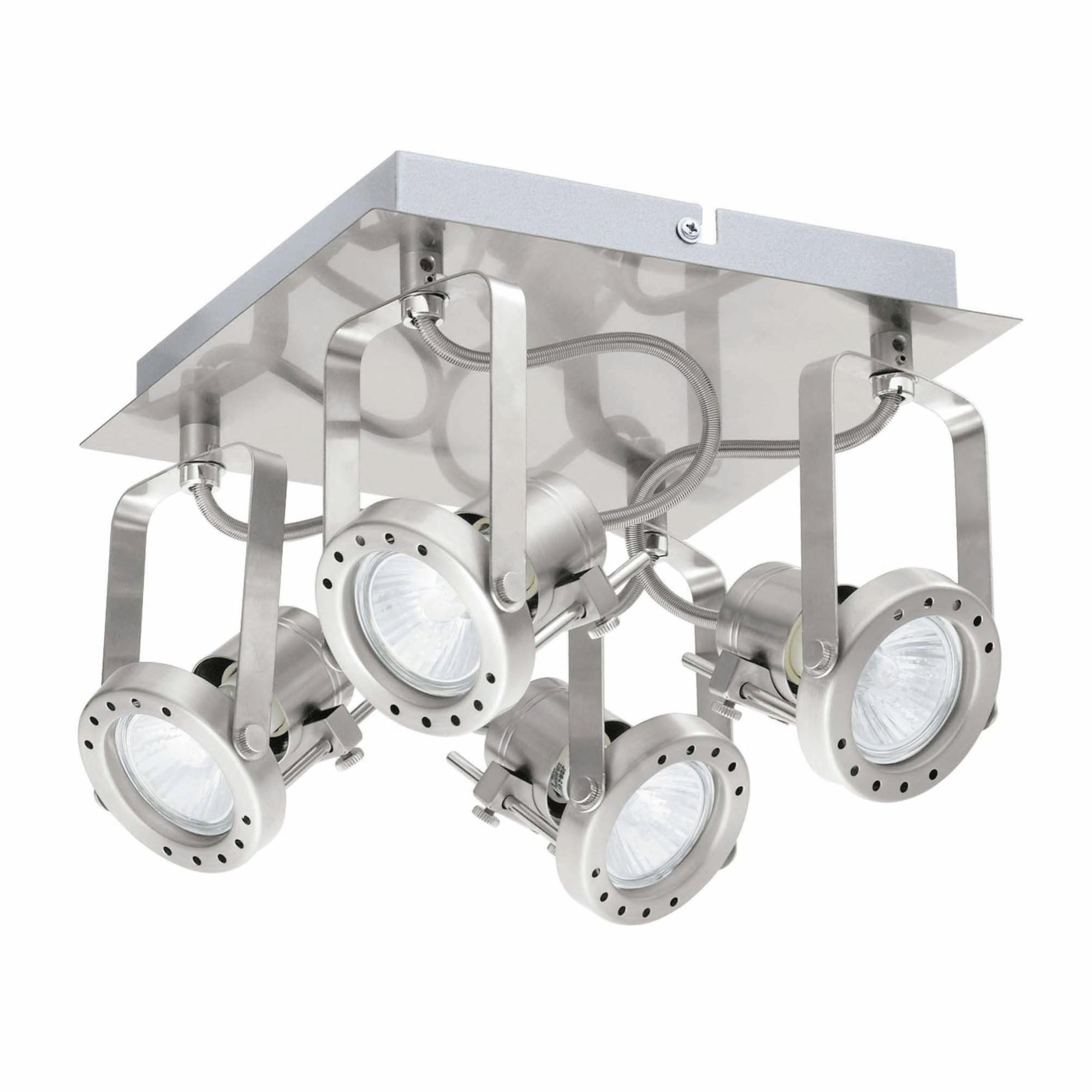 Barra di faretti 4 luci Technic cromo in inox GU10 42W INSPIRE | Leroy ...