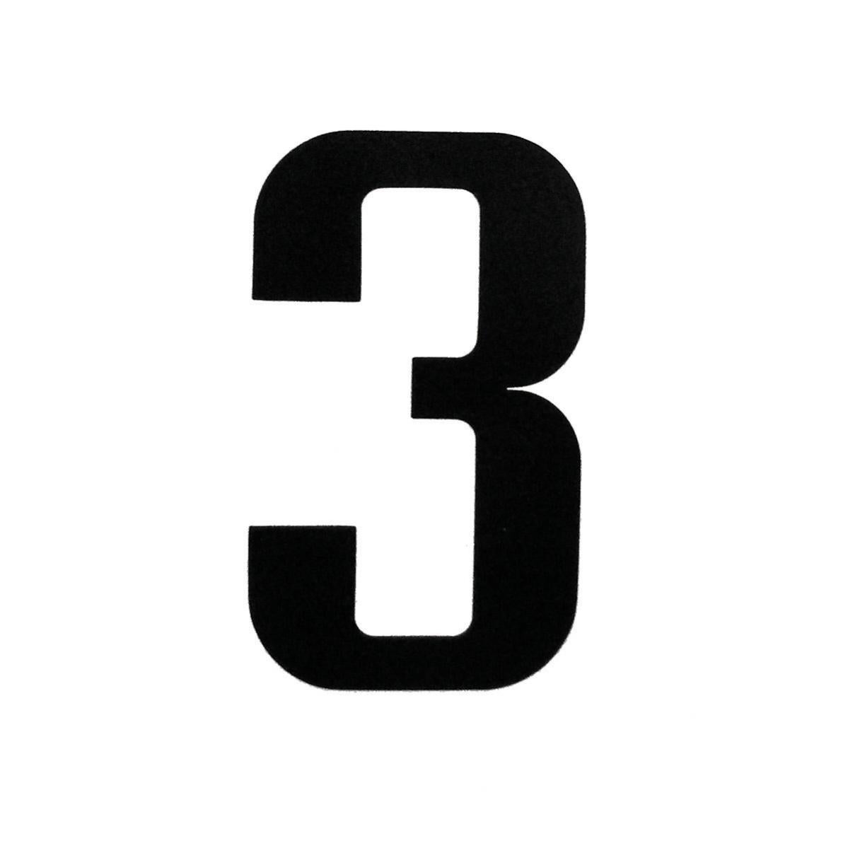 Numero 3 adesivo, 3 x 2 cm | Leroy Merlin