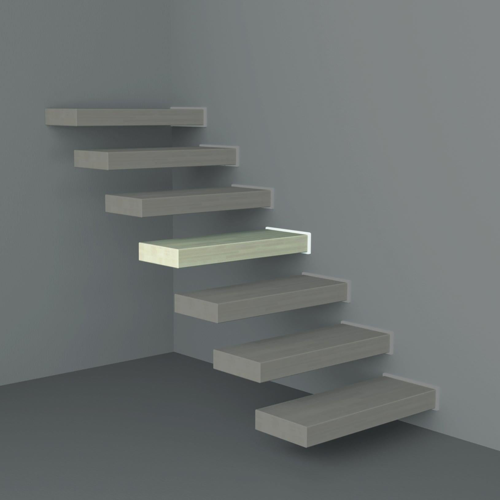 Gradino Wall in legno bianco L 900 mm H 300 mm | Leroy Merlin