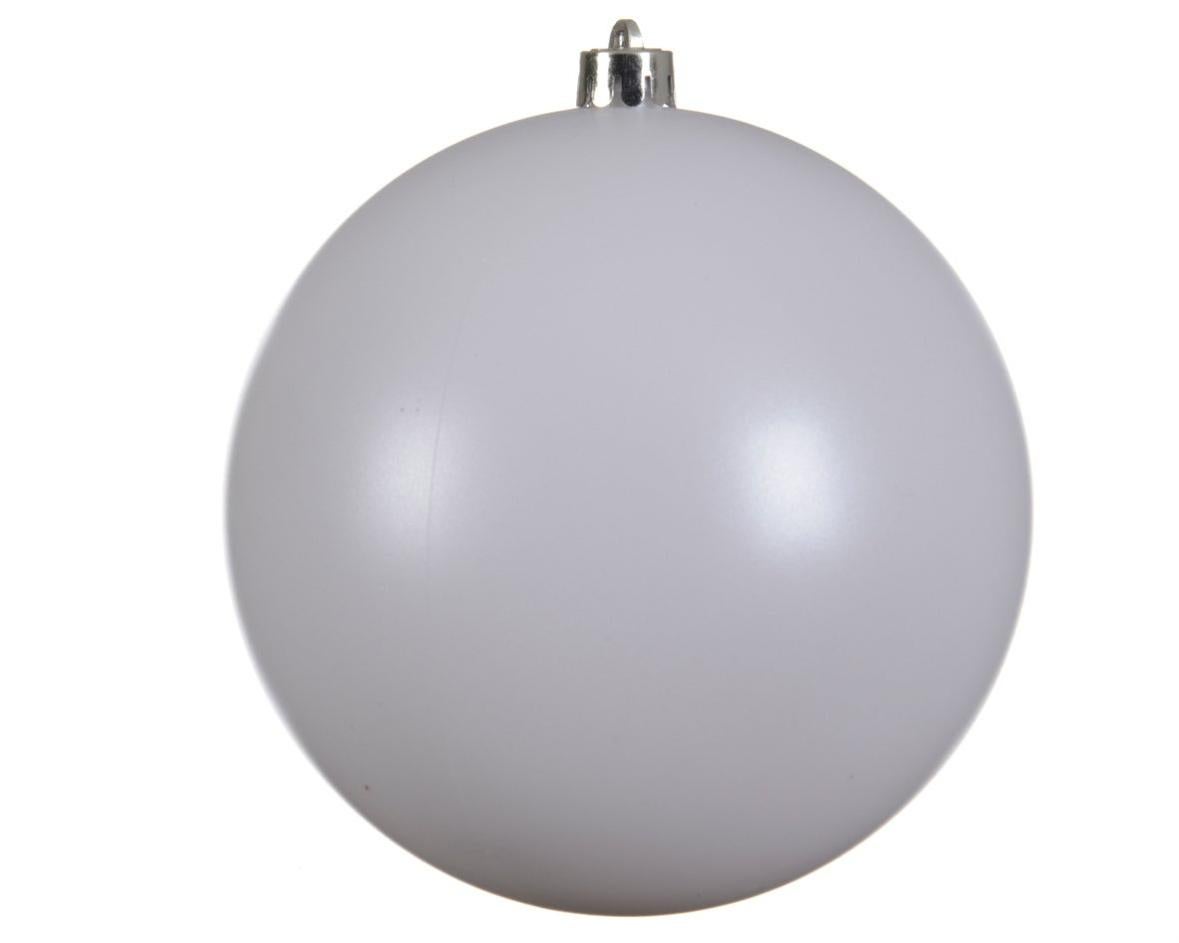 Sfera natalizia in plastica bianco Ø 20 cm | Leroy Merlin
