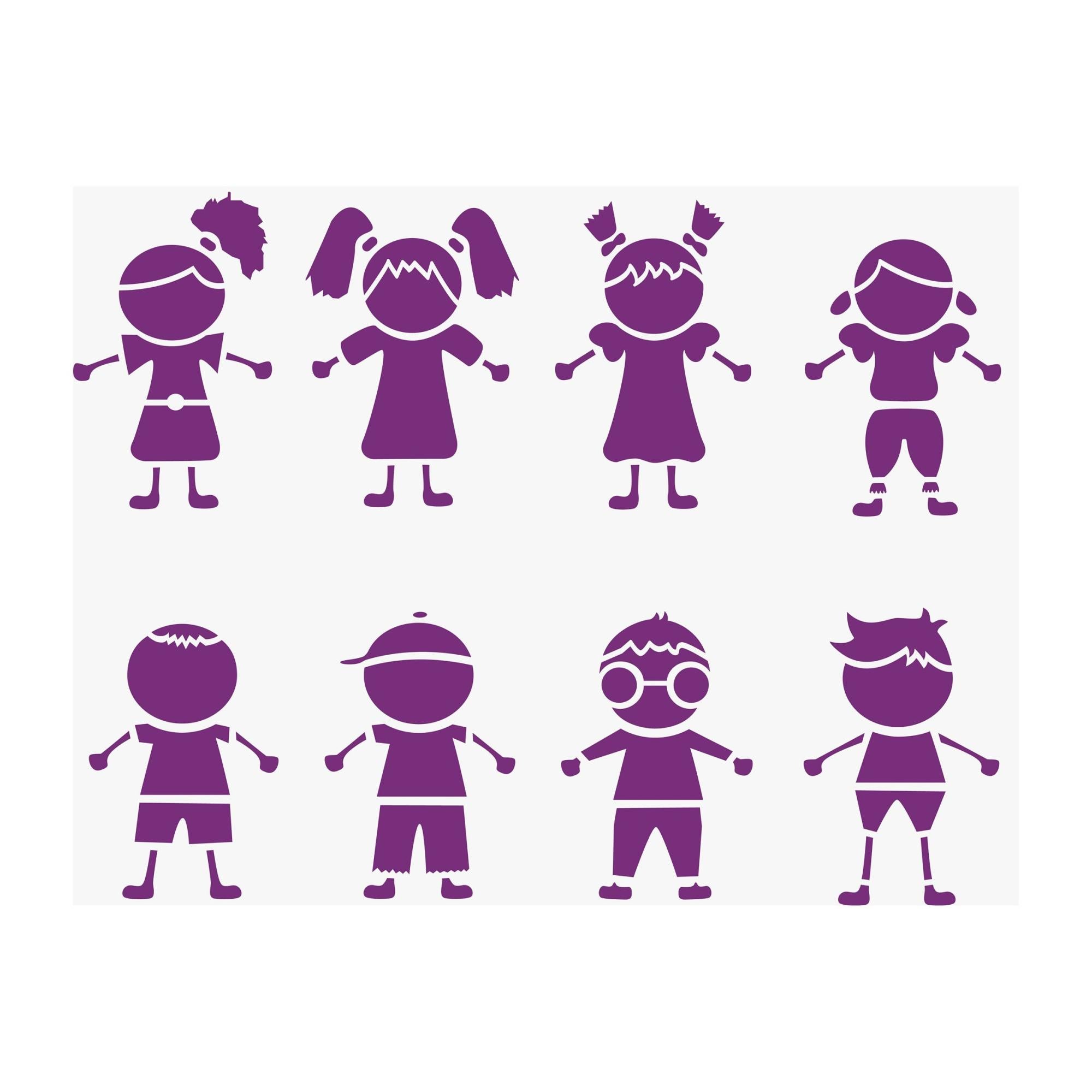 Stencil tema bambino LES DECORATIVES 38 x 0.1 cm | Leroy Merlin
