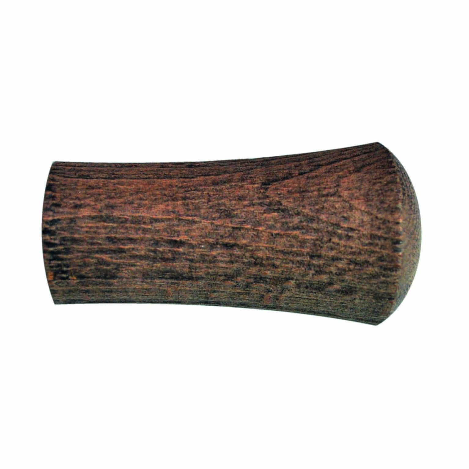 Finale per bastone Tangeri pomolo in legno grezzo marrone Ø 28 mm ...
