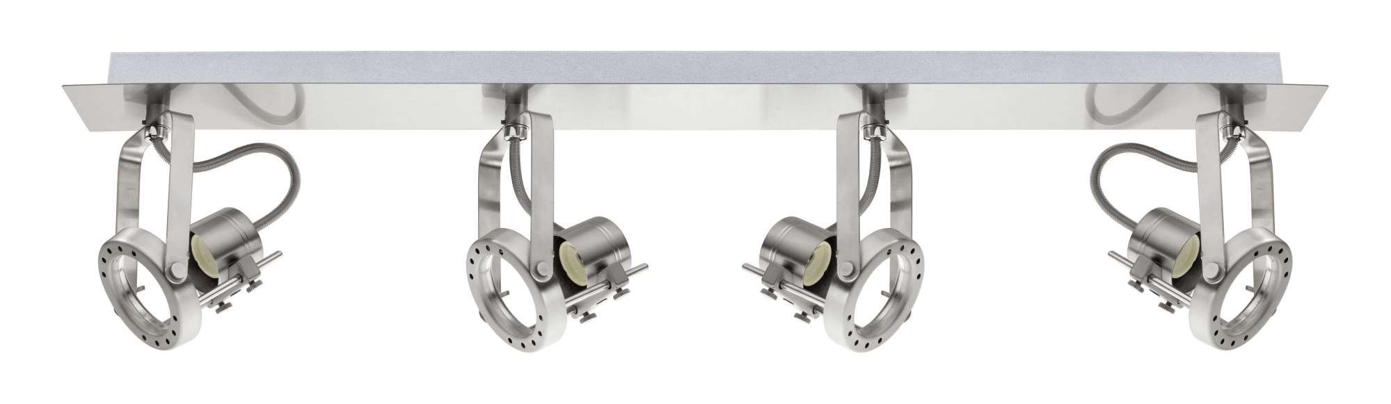 Barra di faretti 4 luci Technic cromo in inox GU10 42W INSPIRE | Leroy ...