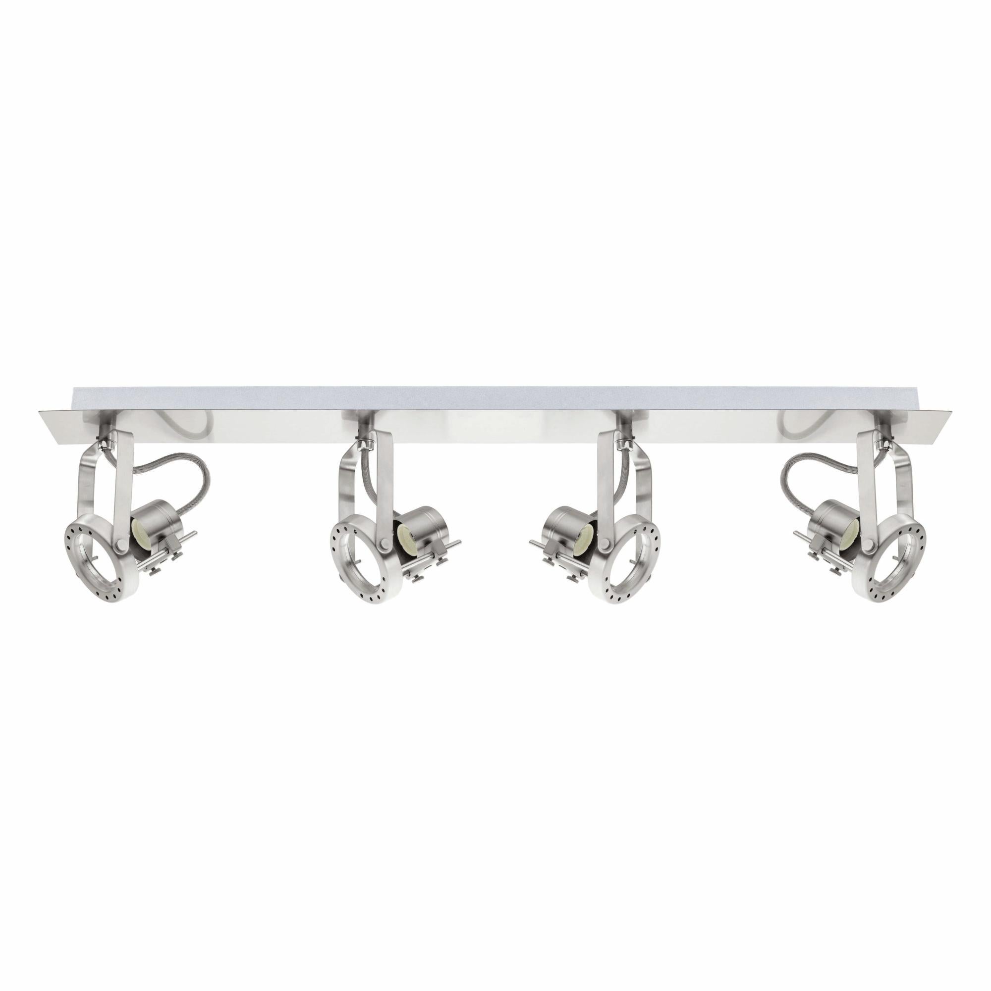 Barra di faretti 4 luci Technic cromo in inox GU10 42W INSPIRE | Leroy ...