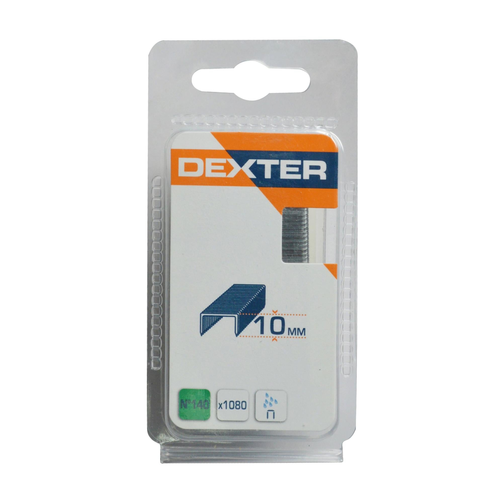 Graffa DEXTER N140 L 10 mm H 1 cm 1080 pezzi | Leroy Merlin