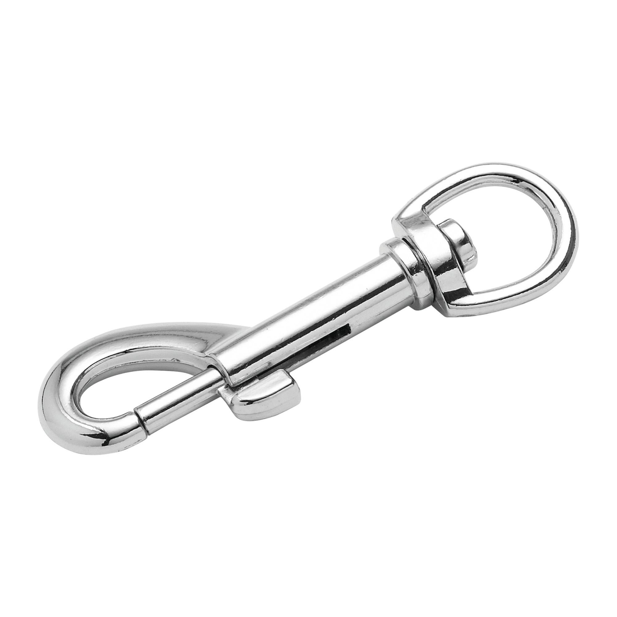 Moschettone STANDERS in zama nichelato Ø 15.0 x 75.0 mm 25.0 kg | Leroy ...