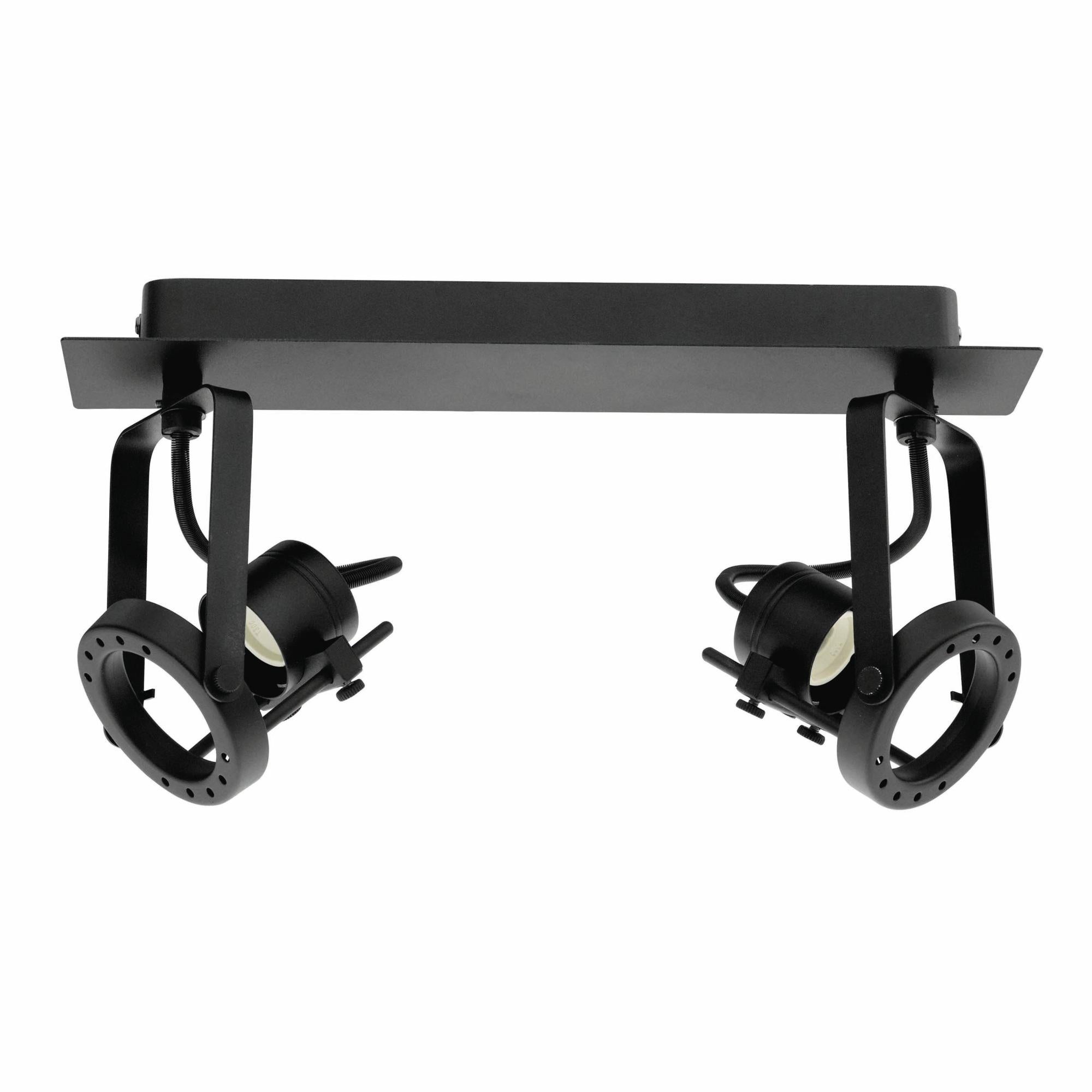 Barra di faretti 2 luci Technic nero in inox GU10 42W INSPIRE | Leroy ...