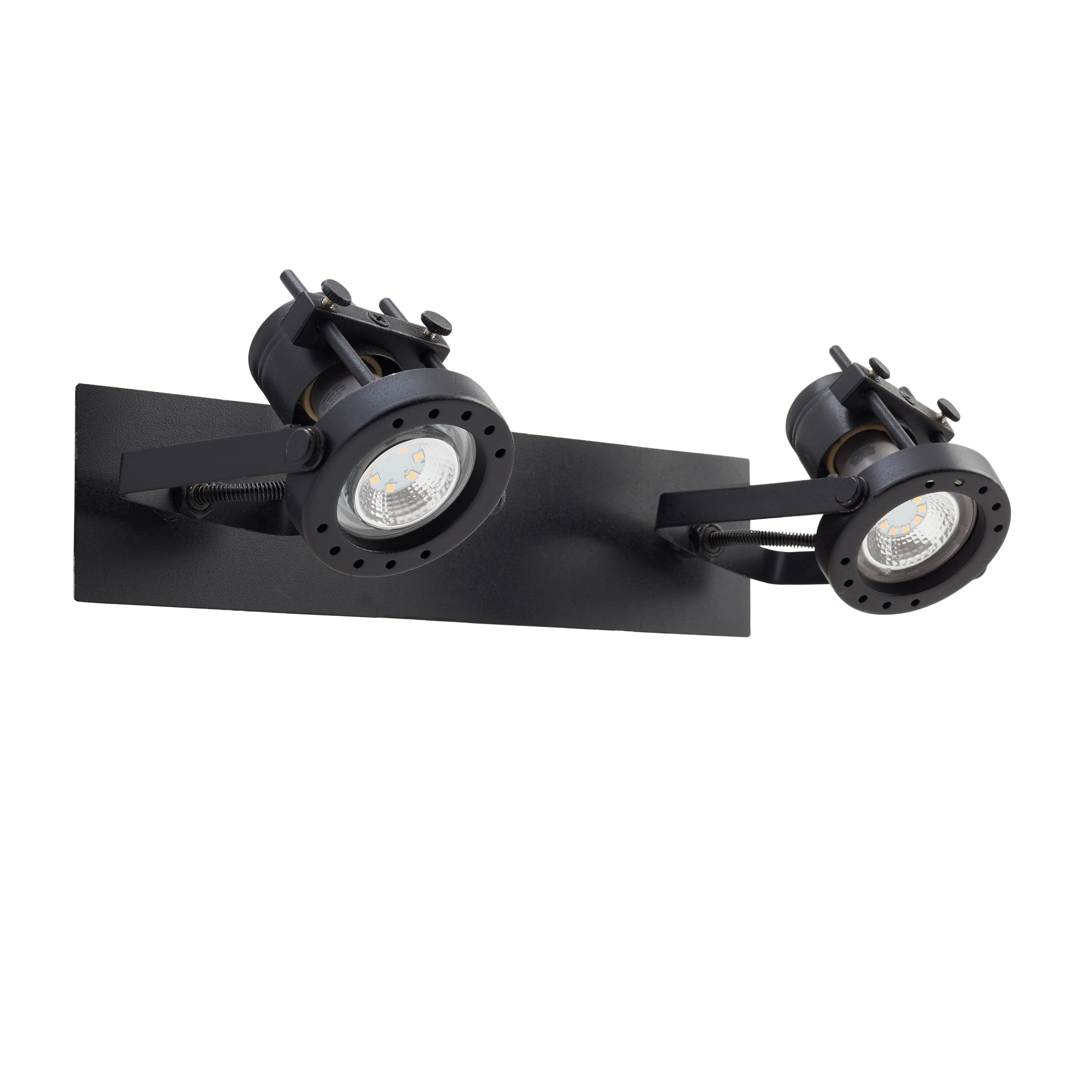 Barra di faretti 2 luci Technic nero in inox GU10 42W INSPIRE | Leroy ...