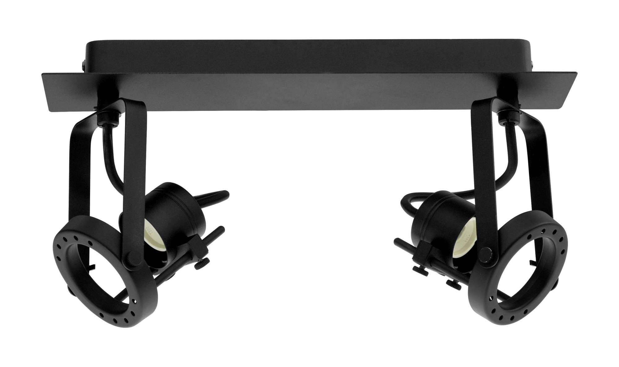 Barra di faretti 2 luci Technic nero in inox GU10 42W INSPIRE | Leroy ...