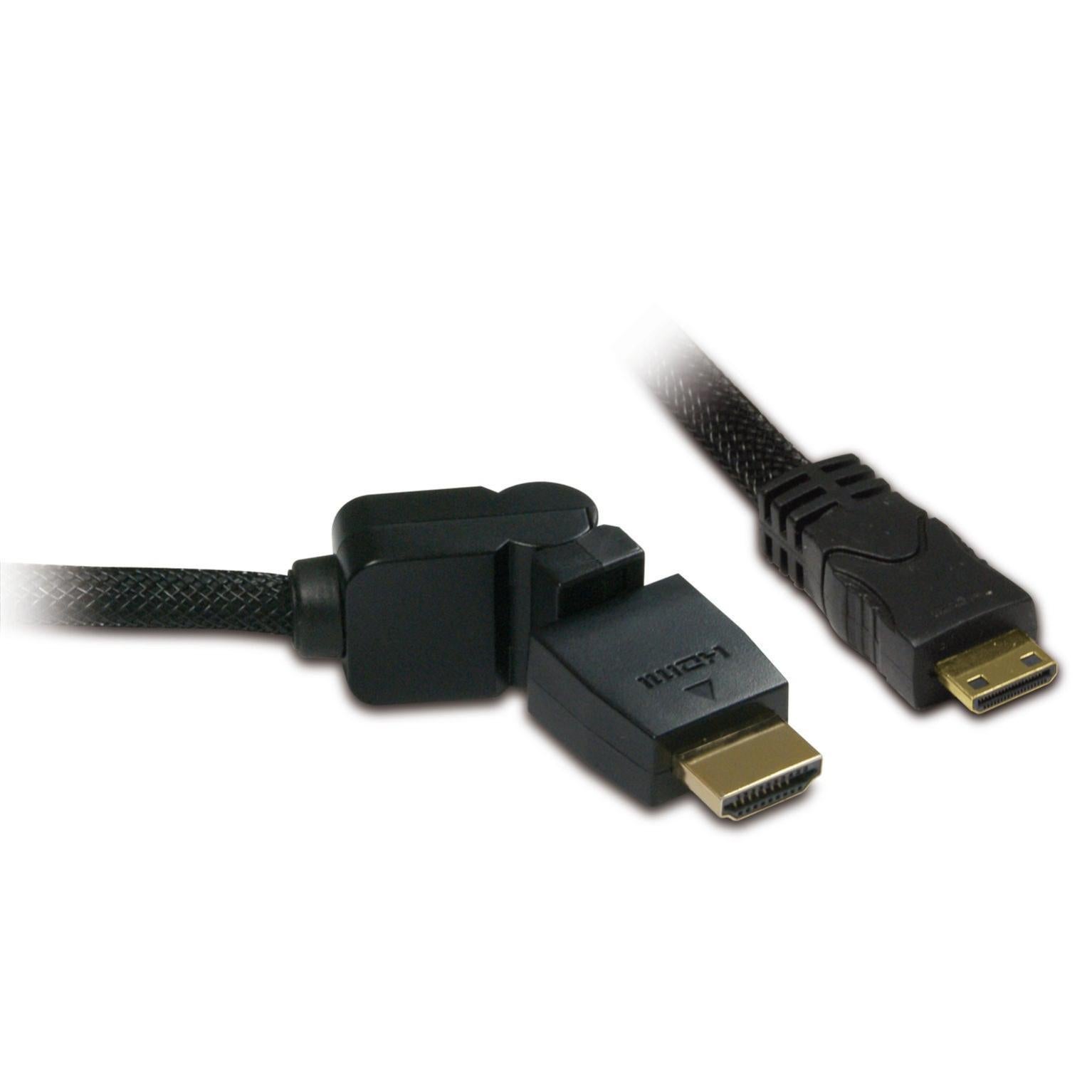 Cavo multimedia METRONIC Testa rotante/mini hdmi 1.5 m | Leroy Merlin