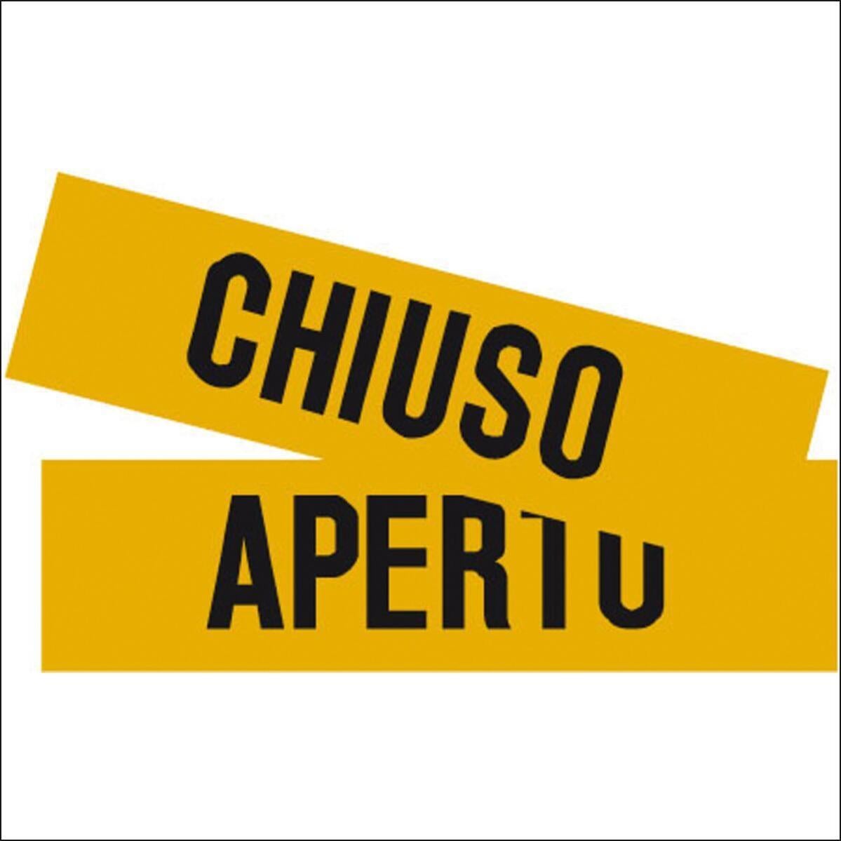 Cartello segnaletico Aperto chiuso pvc x 4 cm | Leroy Merlin