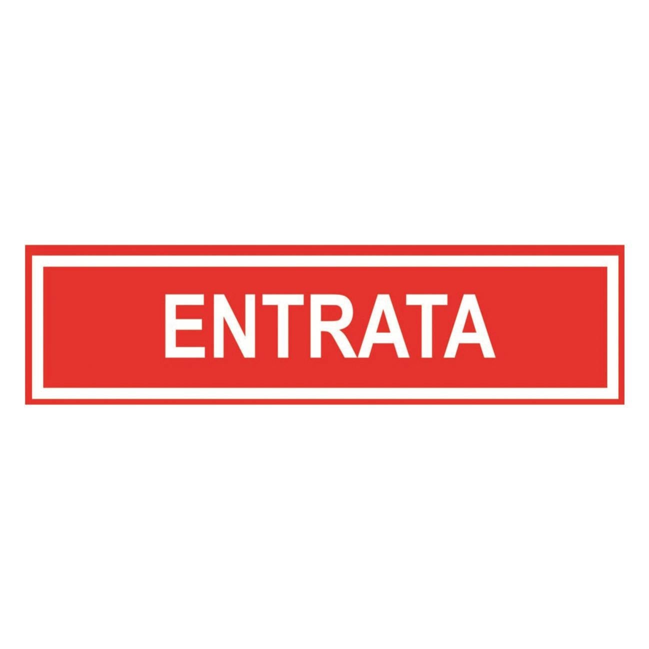 Cartello segnaletico Entrata polipropilene x 4 cm | Leroy Merlin