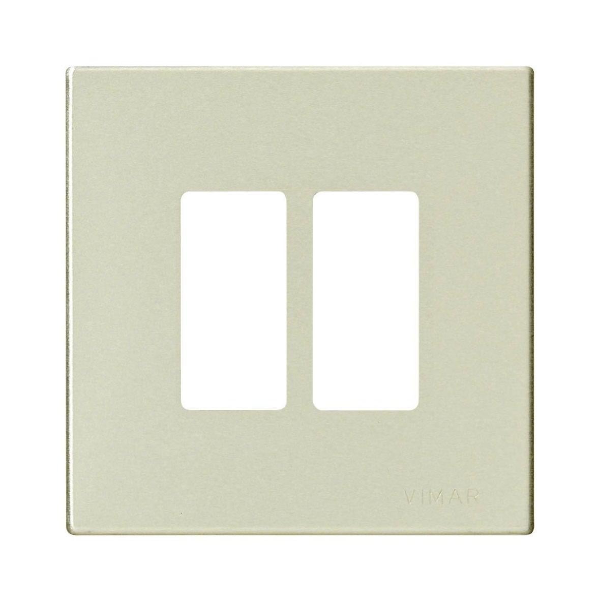 Placca 2 moduli 8000 VIMAR oro chiaro | Leroy Merlin