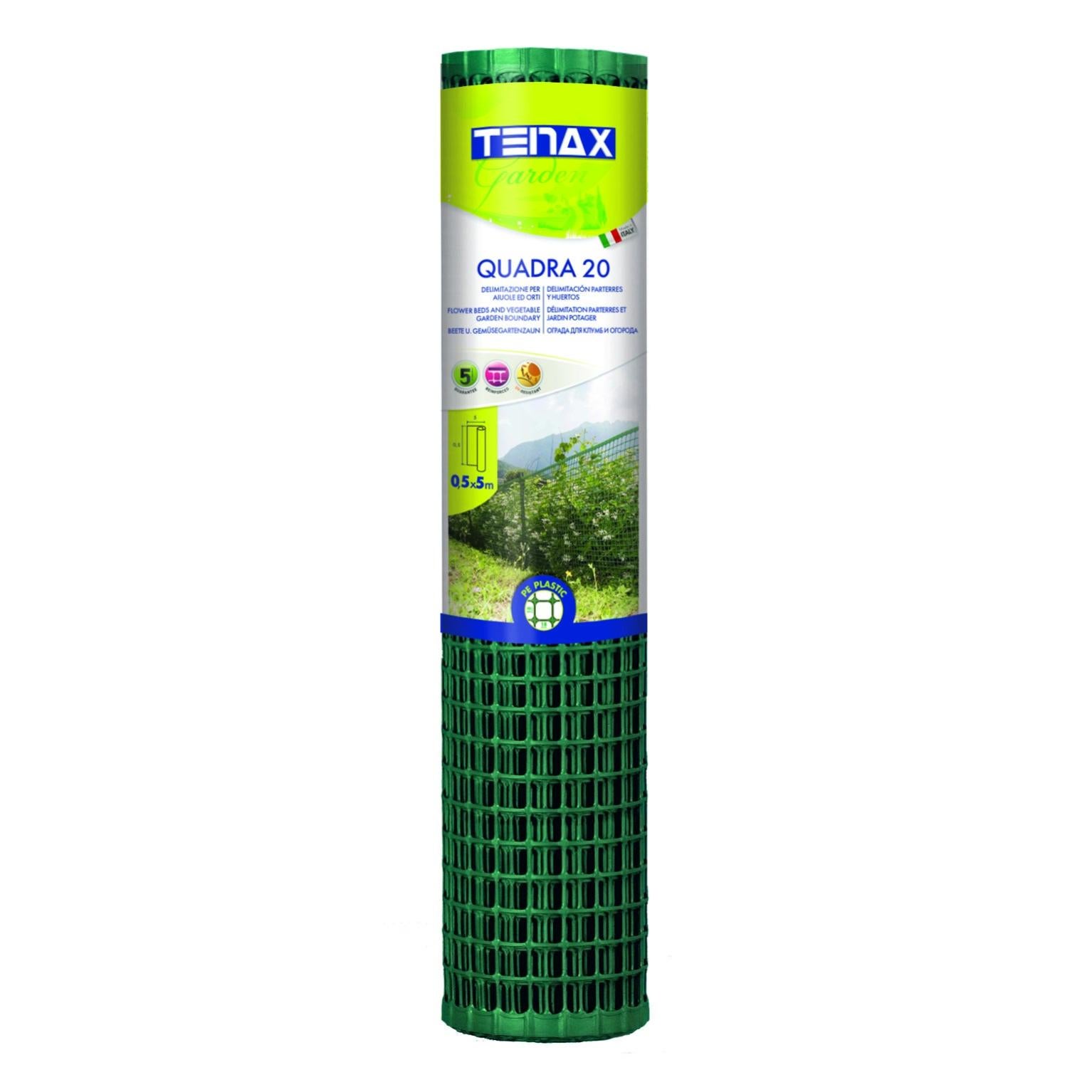 Rete in plastica Quadra 20 verde H 0.5 x L 5 m | Leroy Merlin