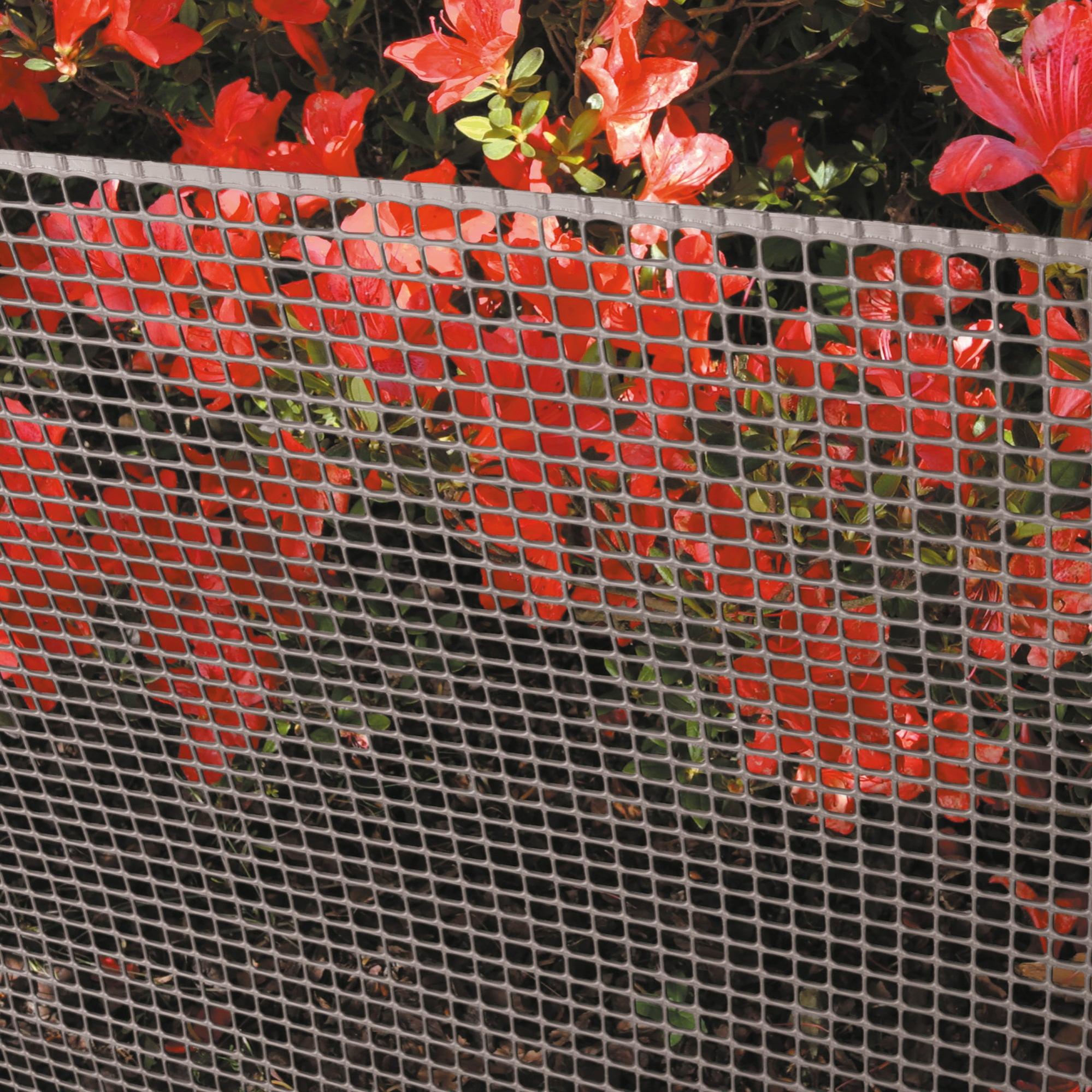 Rete in plastica QUADRA 10 argento H 1 x L 5 m | Leroy Merlin