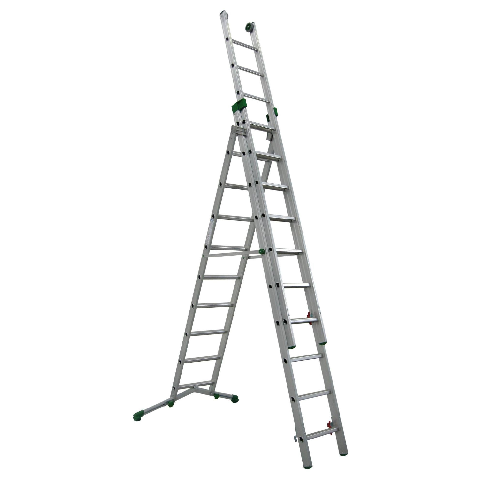 Scala a sfilo FACAL Super prima 3 rampe in alluminio 3x10 gradini per ...