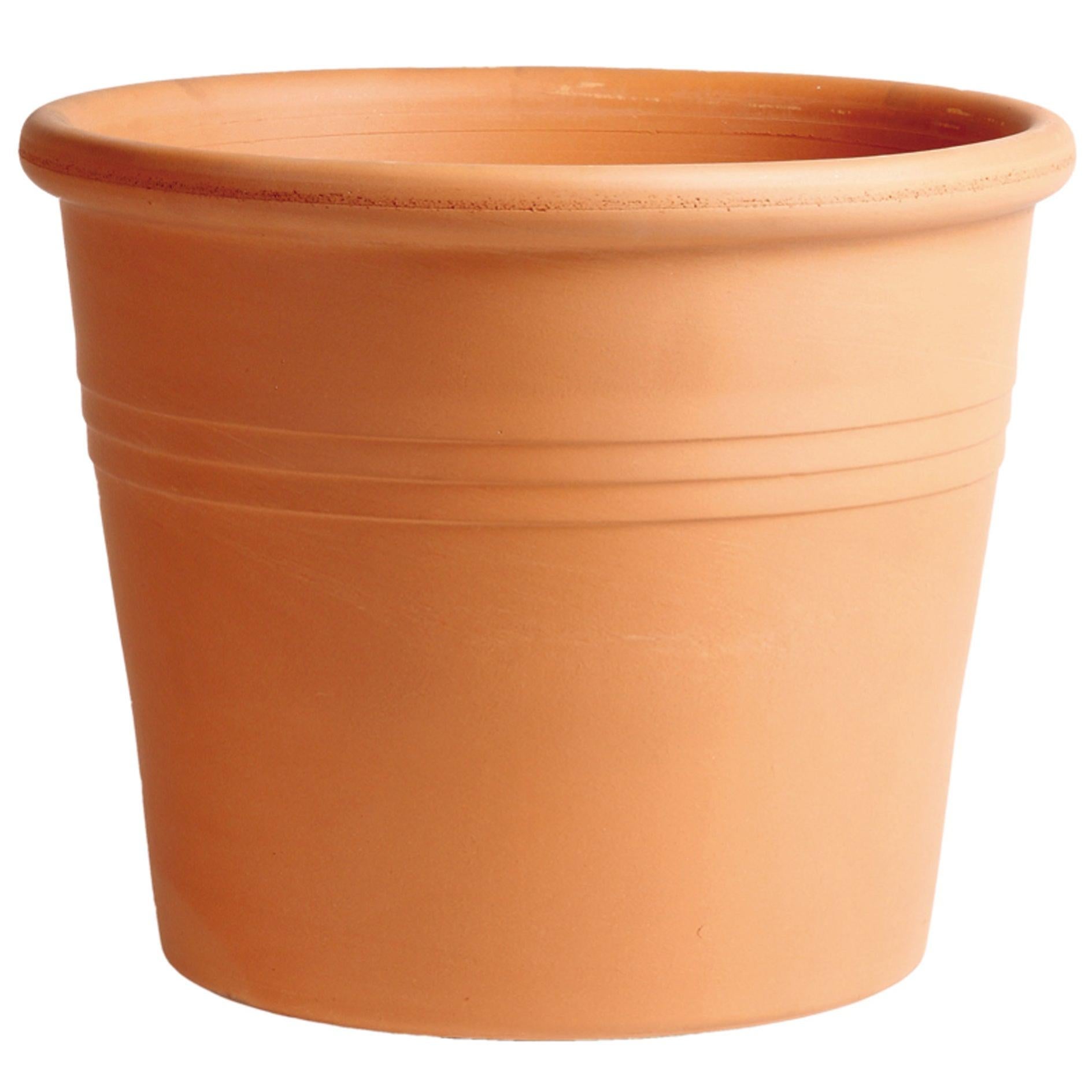 Vaso per piante e fiori Rigato in terracotta terracotta H 35.5 cm Ø 43 ...