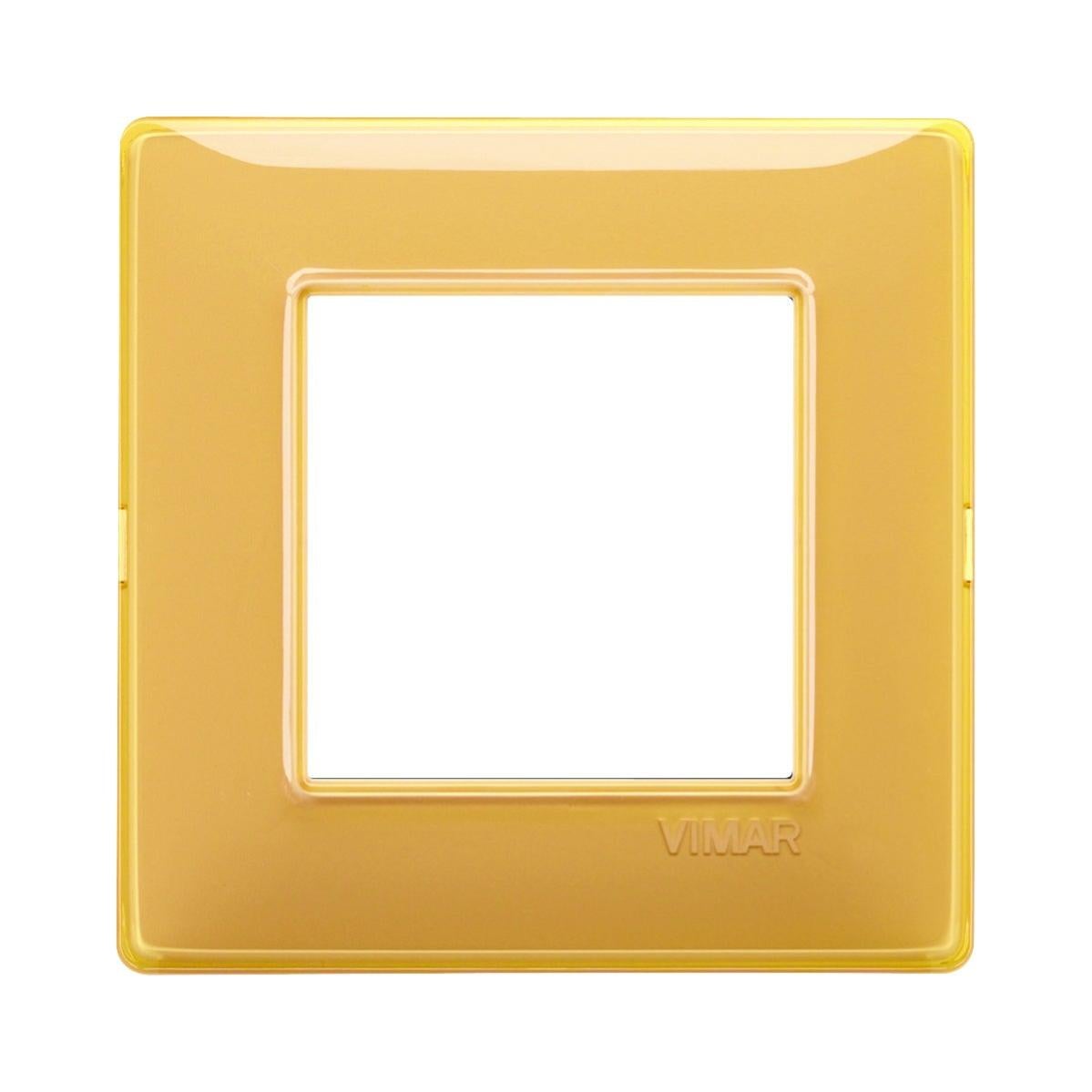 Placca VIMAR Plana 2 moduli ambra | Leroy Merlin