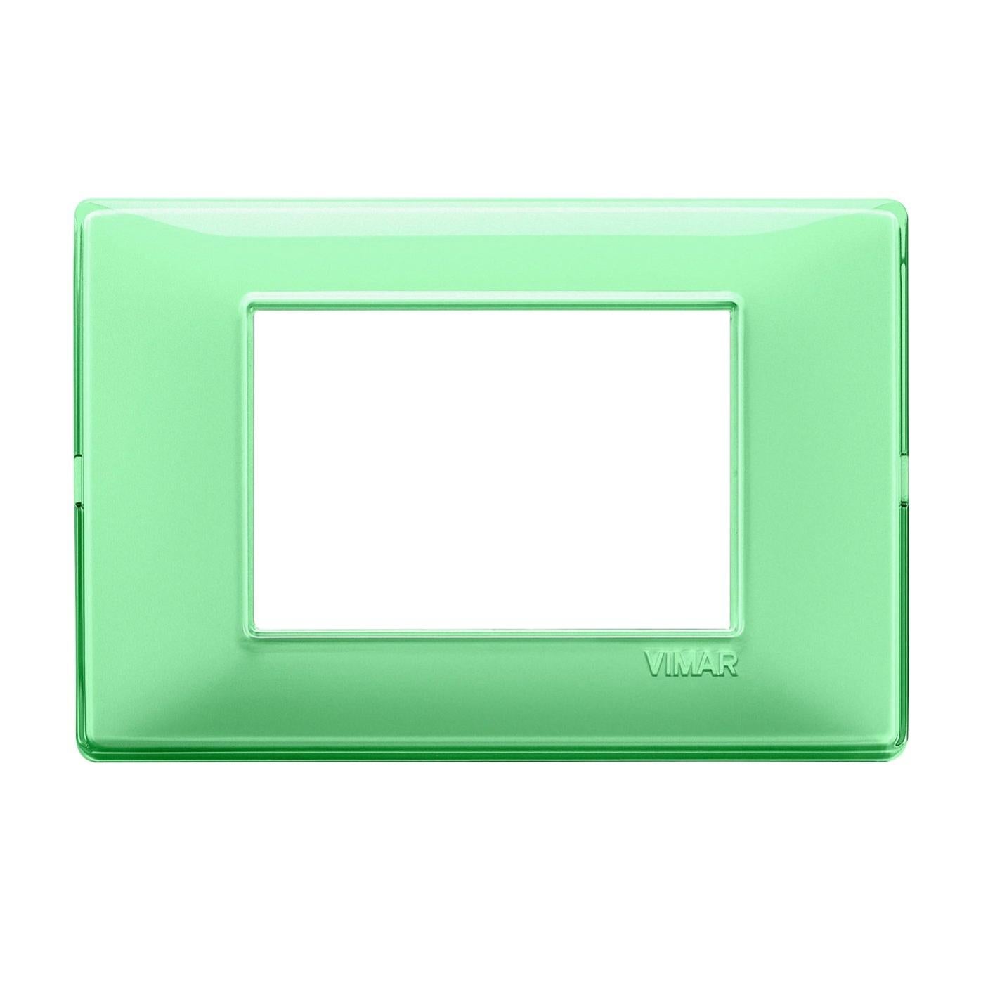 Placca VIMAR Plana 3 moduli verde | Leroy Merlin