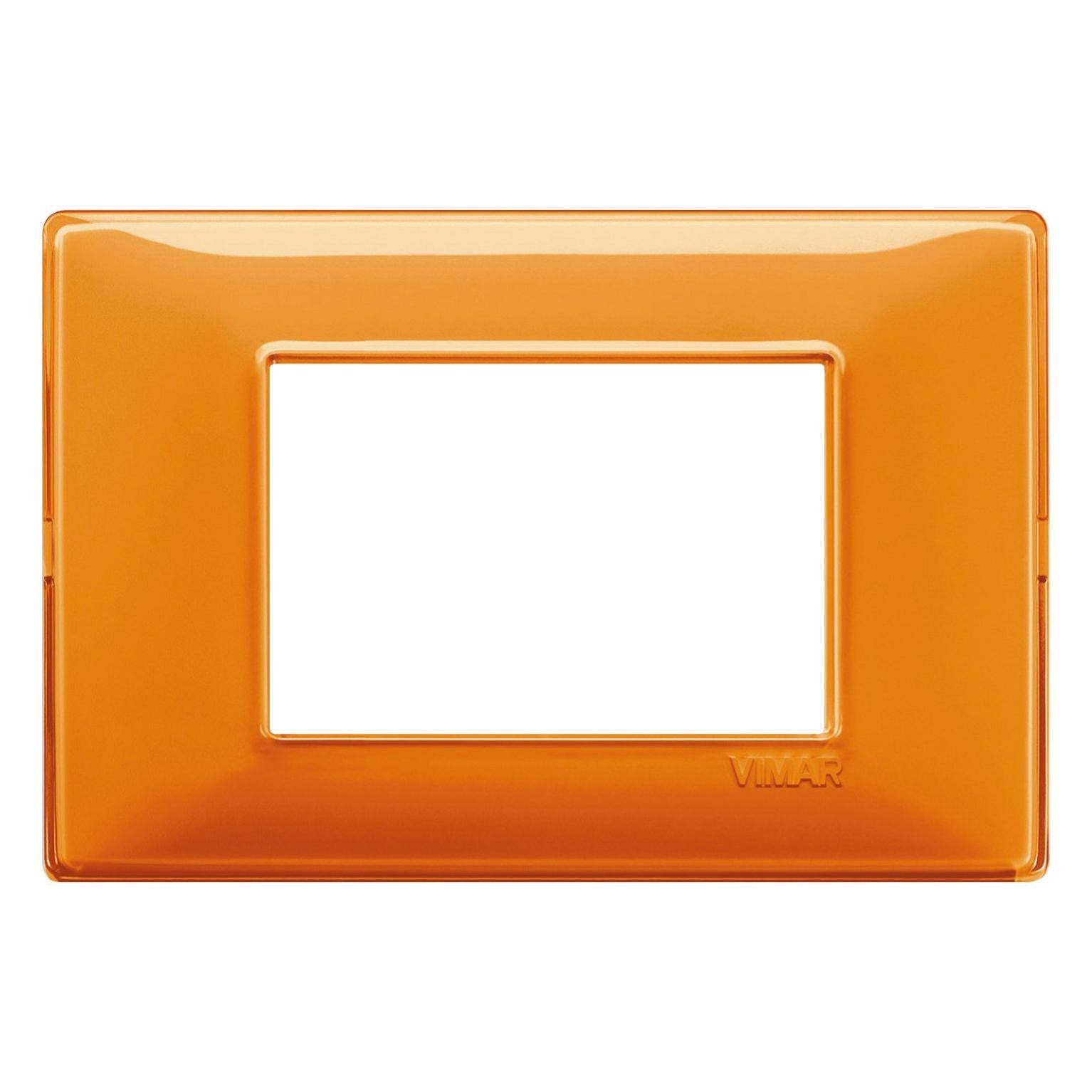Placca Plana VIMAR 3 moduli arancione | Leroy Merlin