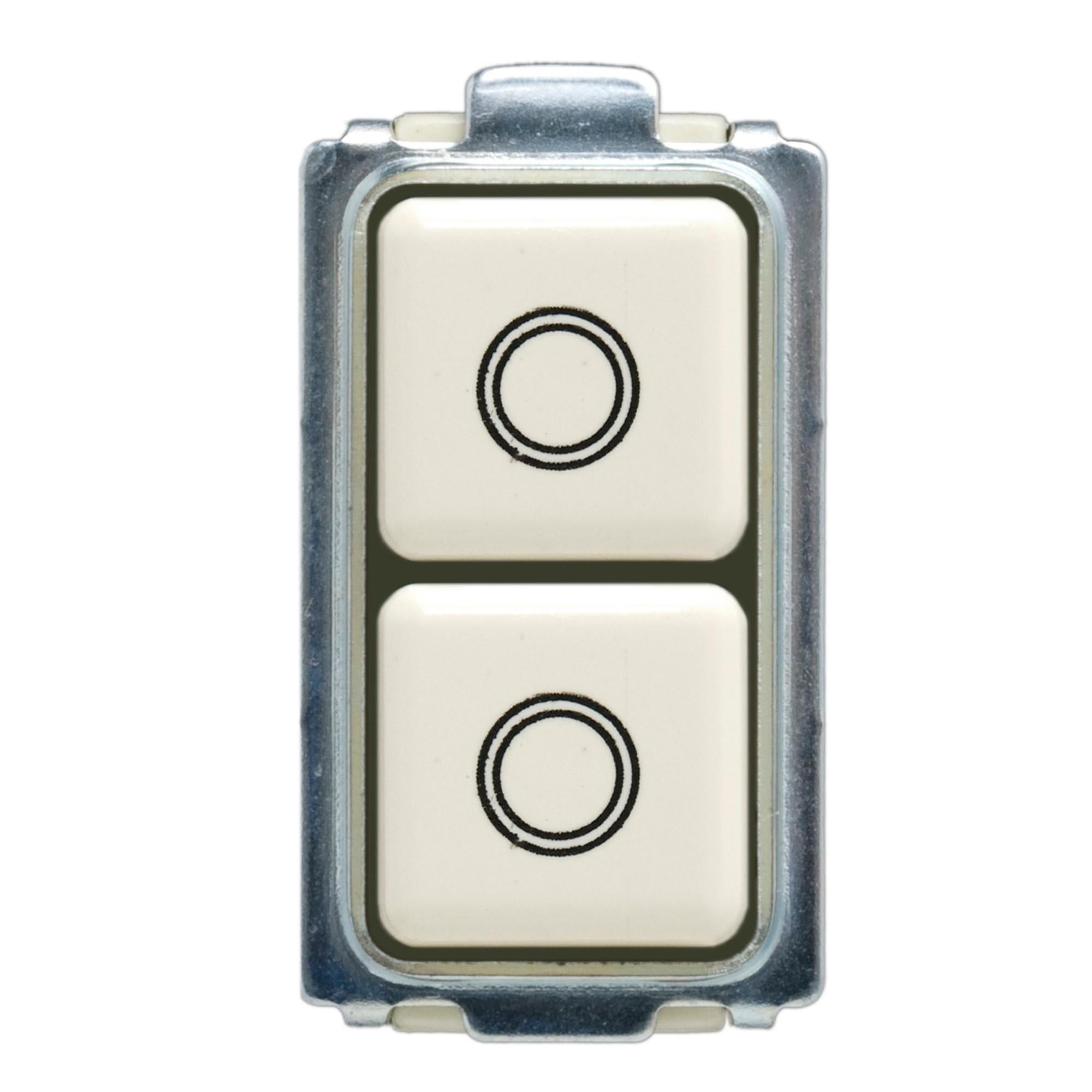 Pulsante doppio 2022 Laser FEB bianco | Leroy Merlin