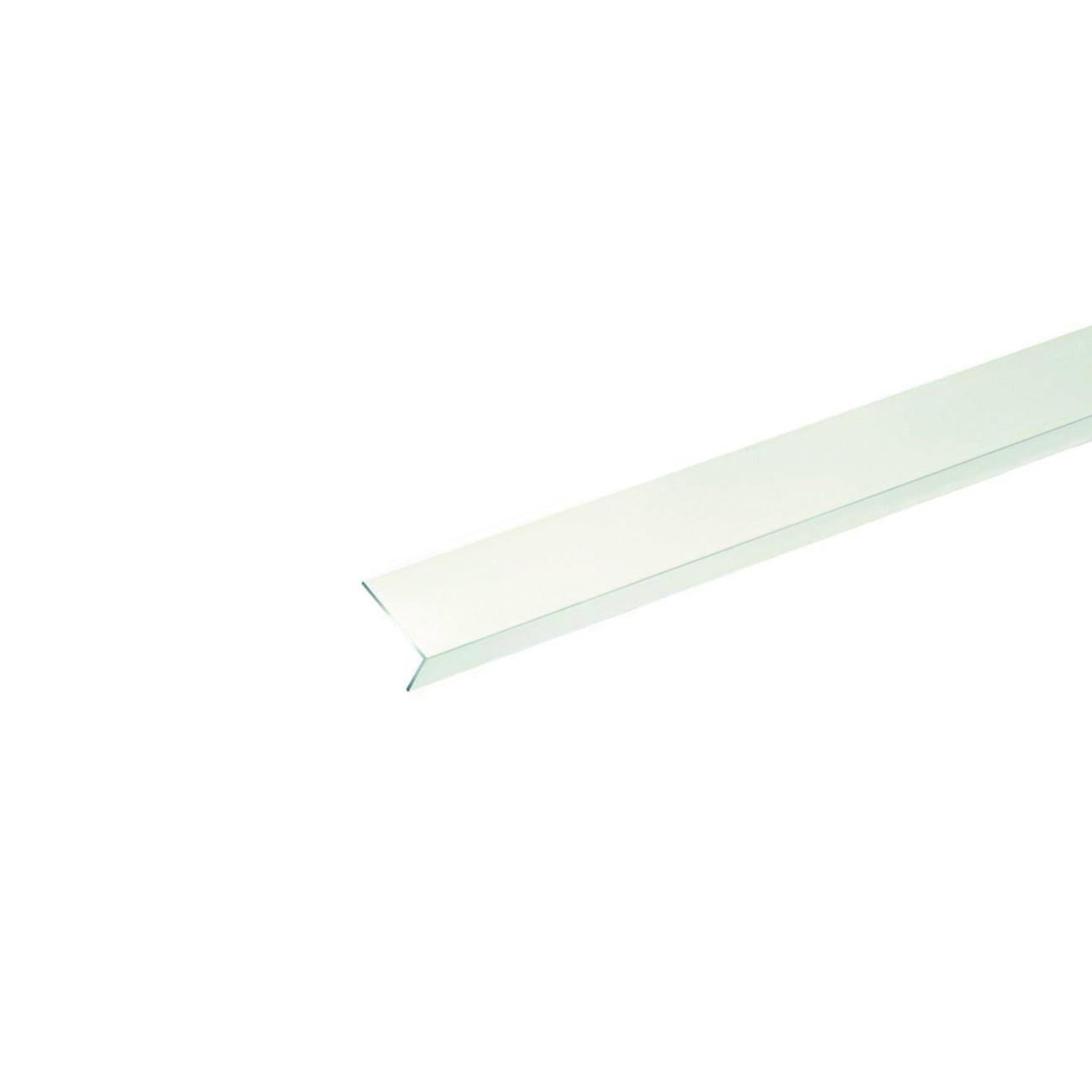 Profilo angolare asimmetrico ARCANSAS in alluminio 1 m x 1.5 cm bianco ...