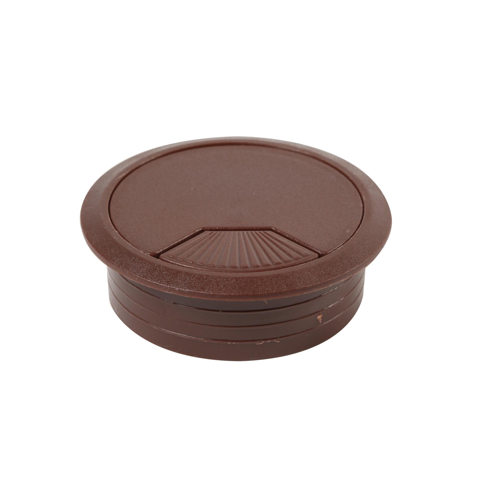 Copri passa-cavo in pvc marrone Ø 80 mm | Leroy Merlin