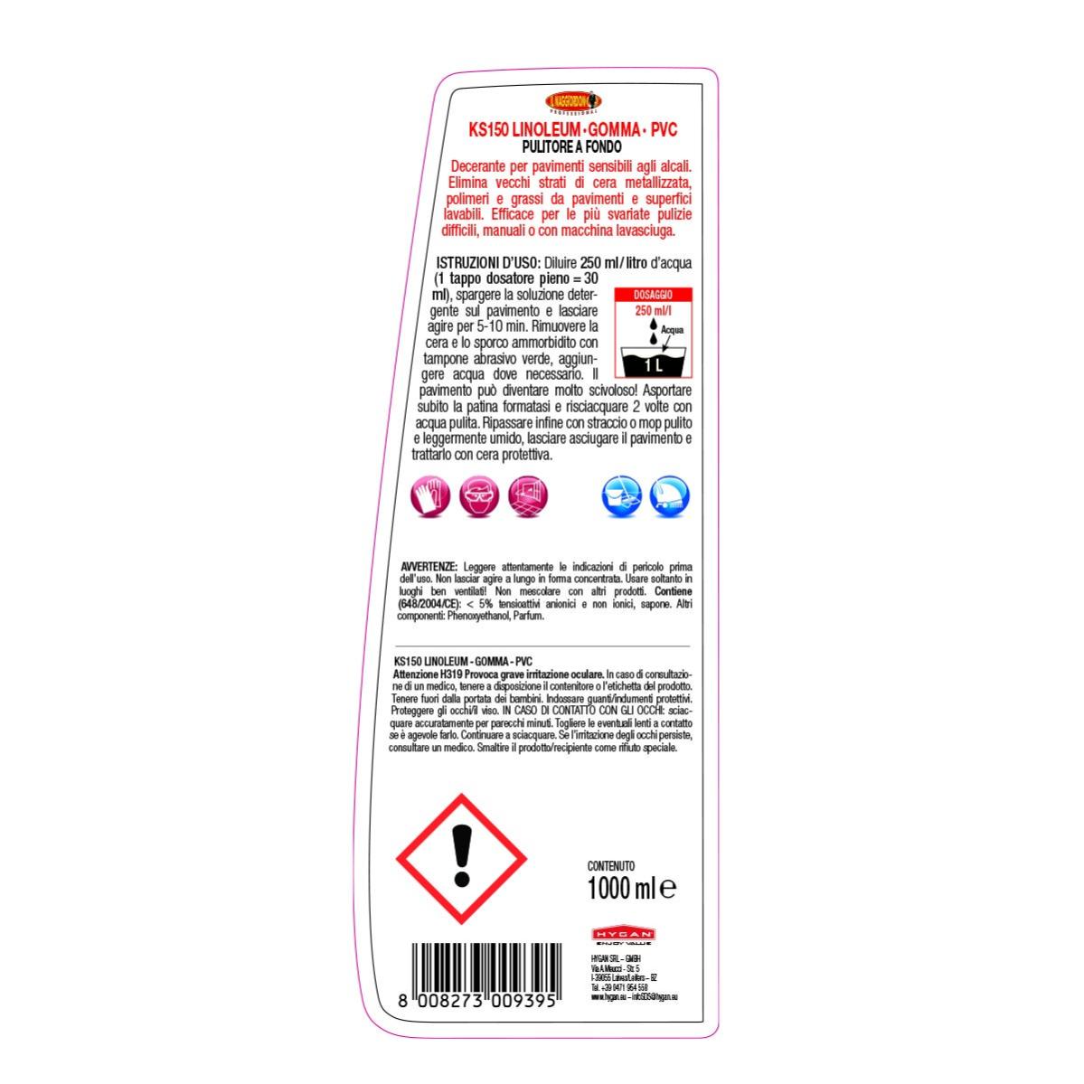 Pulitore universale MAGGIORDOMO linolium, gomma e PVC 1 L | Leroy Merlin