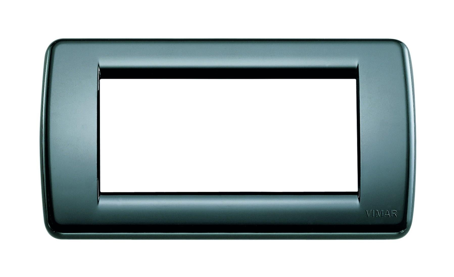 Placca VIMAR Idea 4 moduli nero | Leroy Merlin