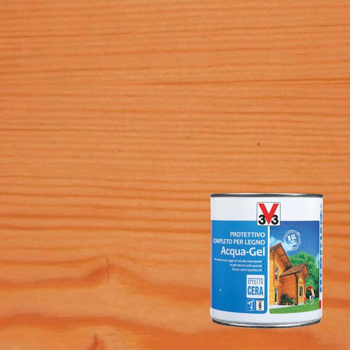 Impregnante a base acqua V33 castagno chiaro, 0.75 lt, 6 anni di ...