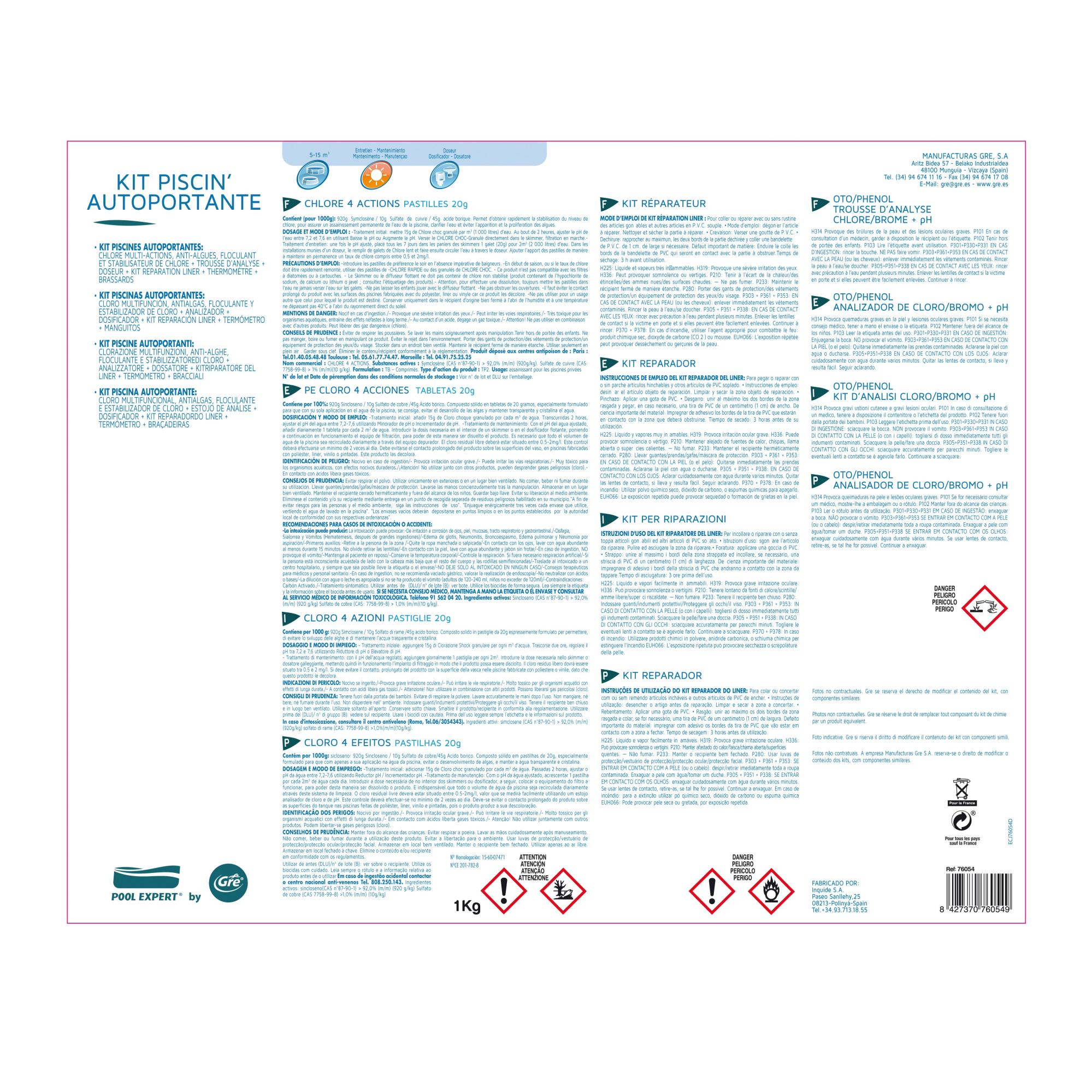 Kit per trattamento acqua in pastiglie Spool 1 kg | Leroy Merlin