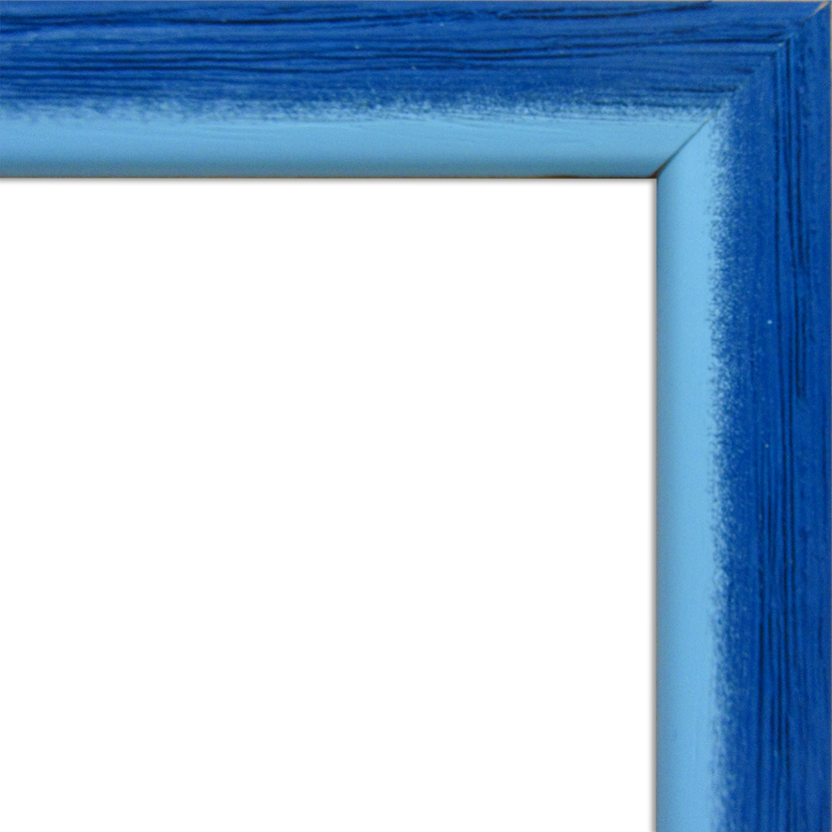 Cornice INSPIRE Bicolor azzurro e blu opaco per foto da 60x80 cm ...