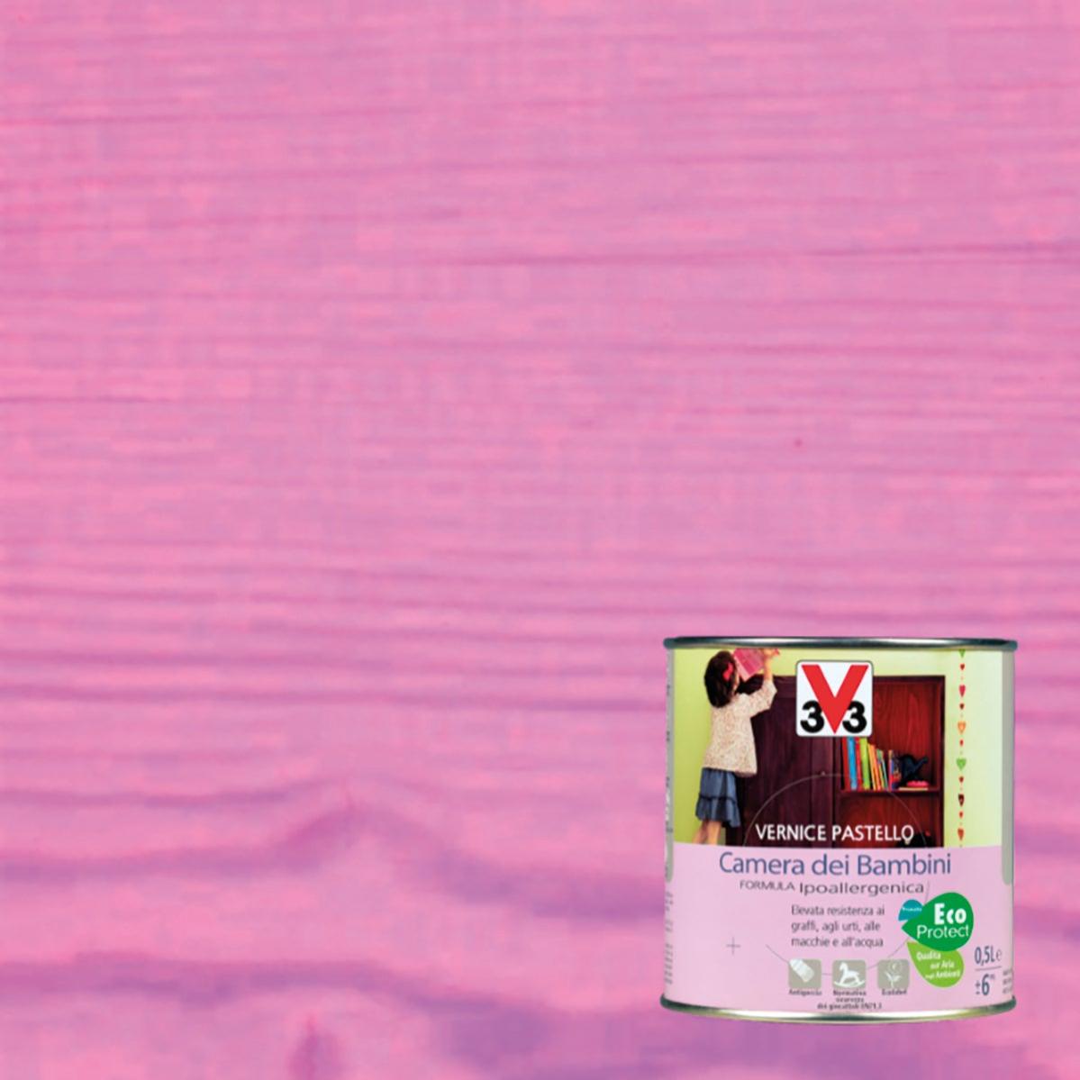 Vernice V33 rosa 0.25 lt | Leroy Merlin