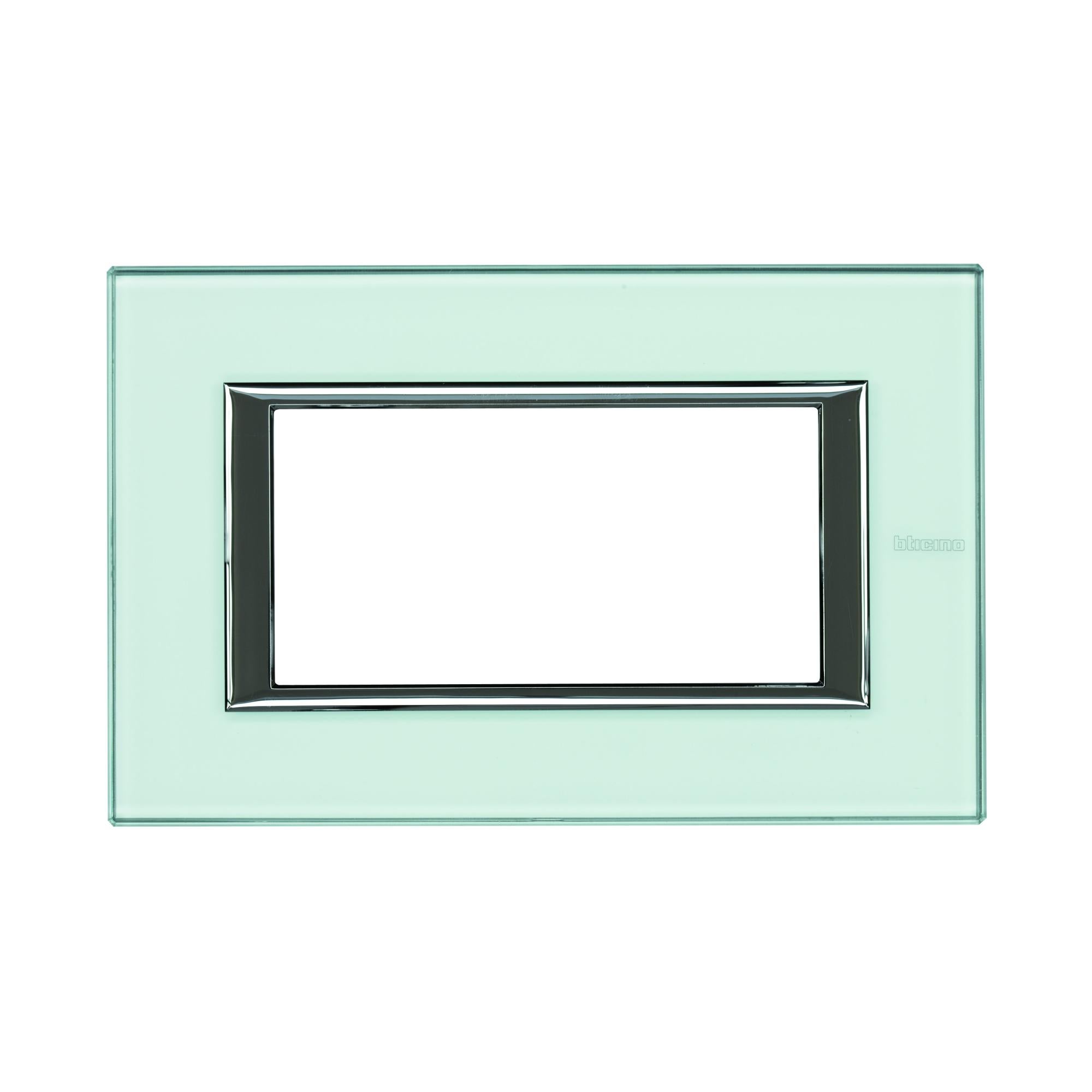 Placca BTICINO Axolute 4 moduli bianco | Leroy Merlin