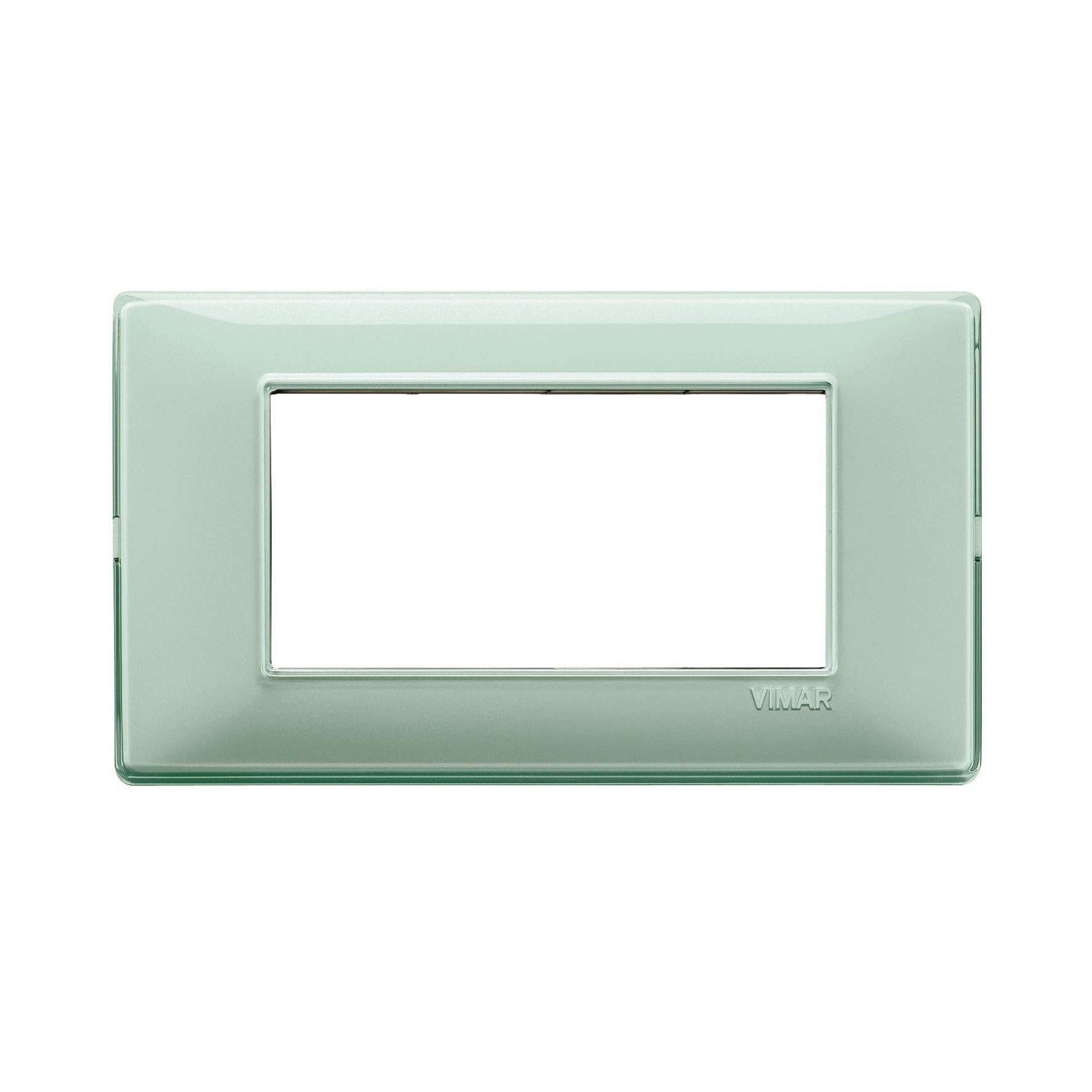 Placca VIMAR Plana 4 moduli verde | Leroy Merlin