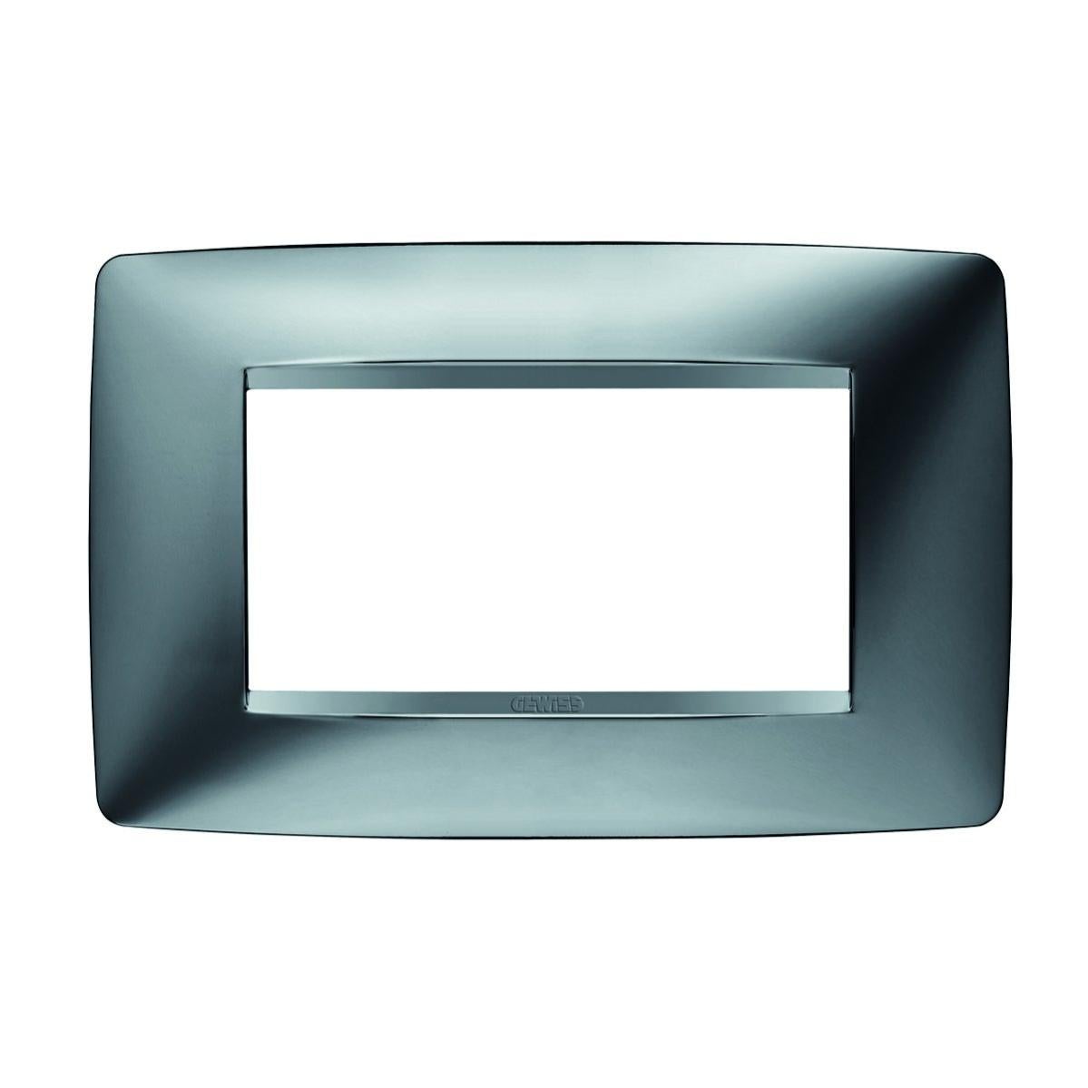 Placca GEWISS Chorus One 4 moduli grigio | Leroy Merlin