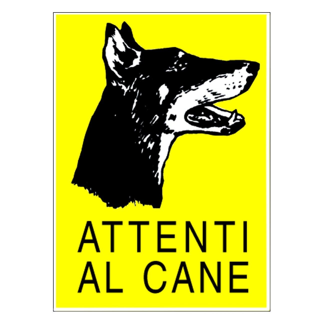 Cartello segnaletico Attenti al cane pvc x 35 cm | Leroy Merlin