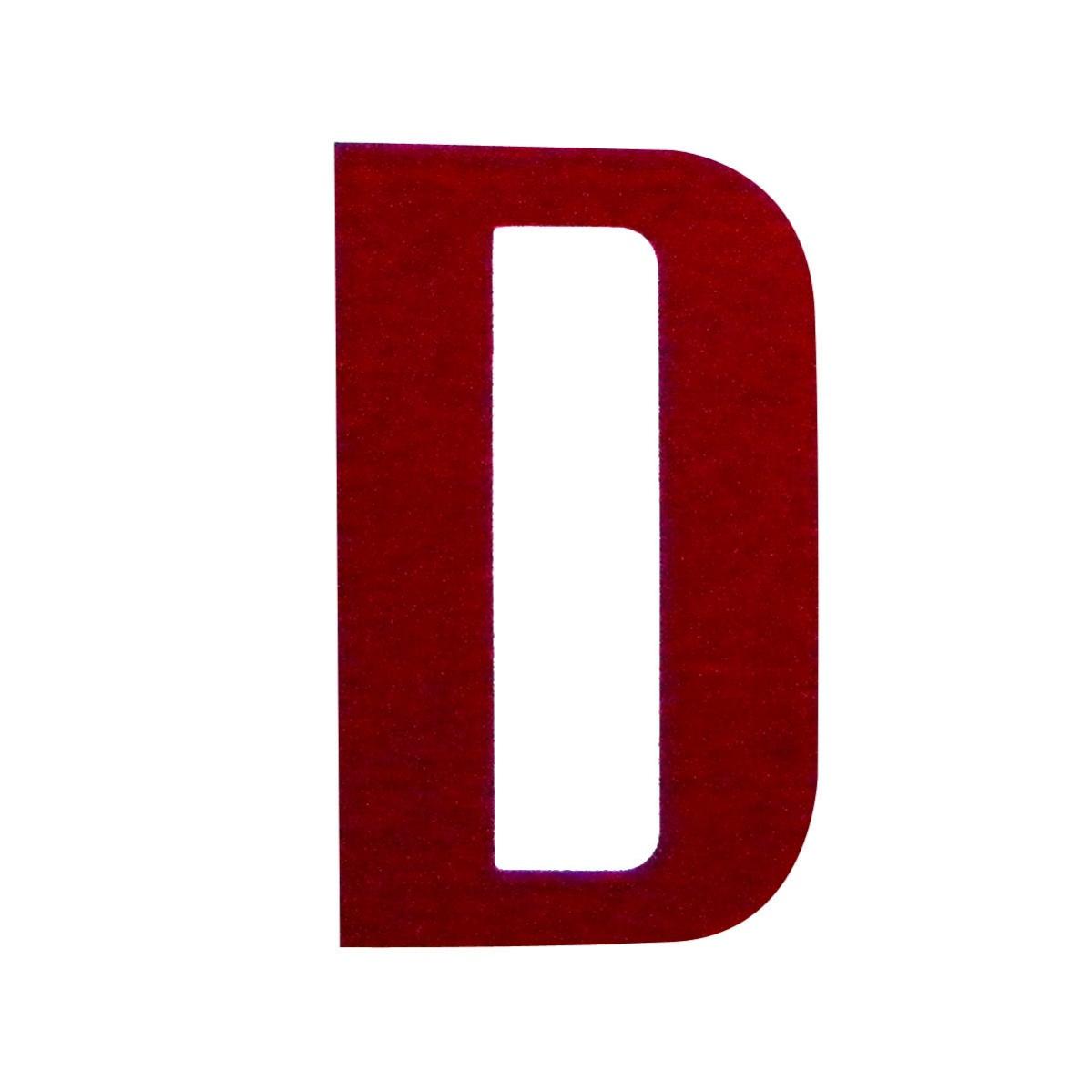 Lettera D adesivo, 15 x 10 cm | Leroy Merlin