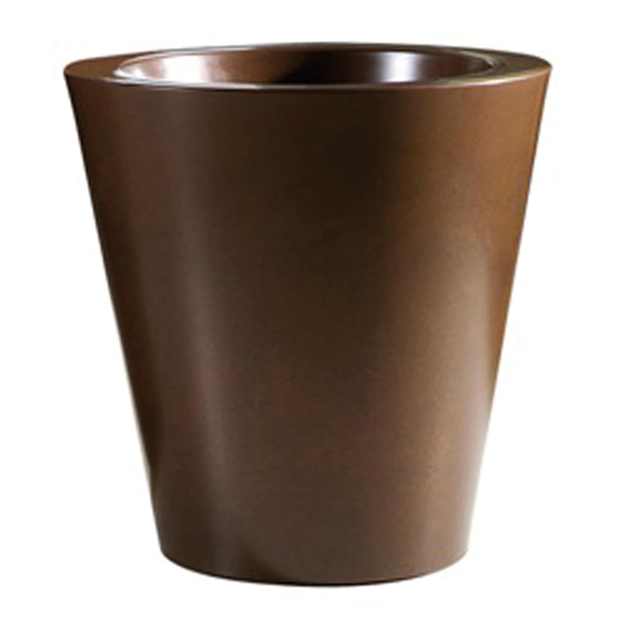 Vaso per piante e fiori SHINING50/E5 in plastica colore ruggine H 50 cm ...