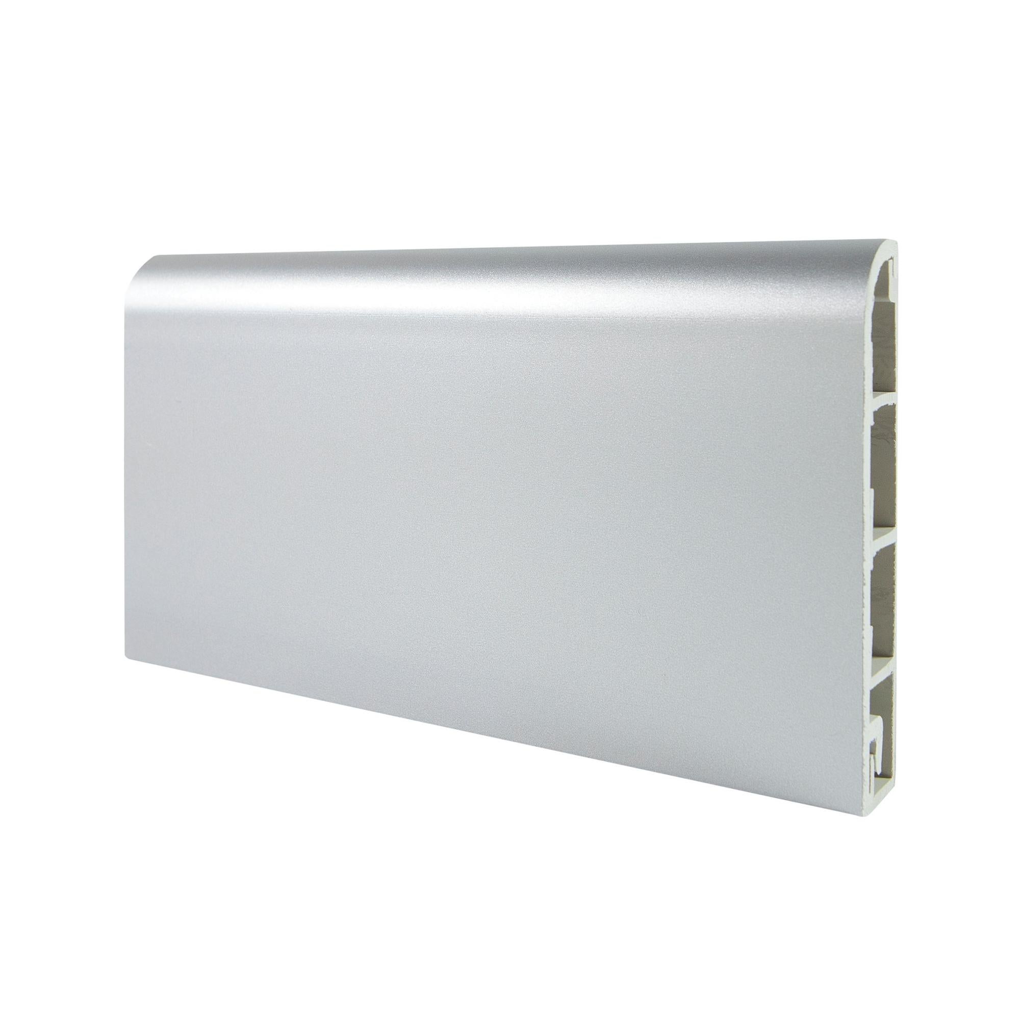 Battiscopa Plus in pvc alluminio Sp 15 mm, H 2 cm x L 2 m | Leroy Merlin