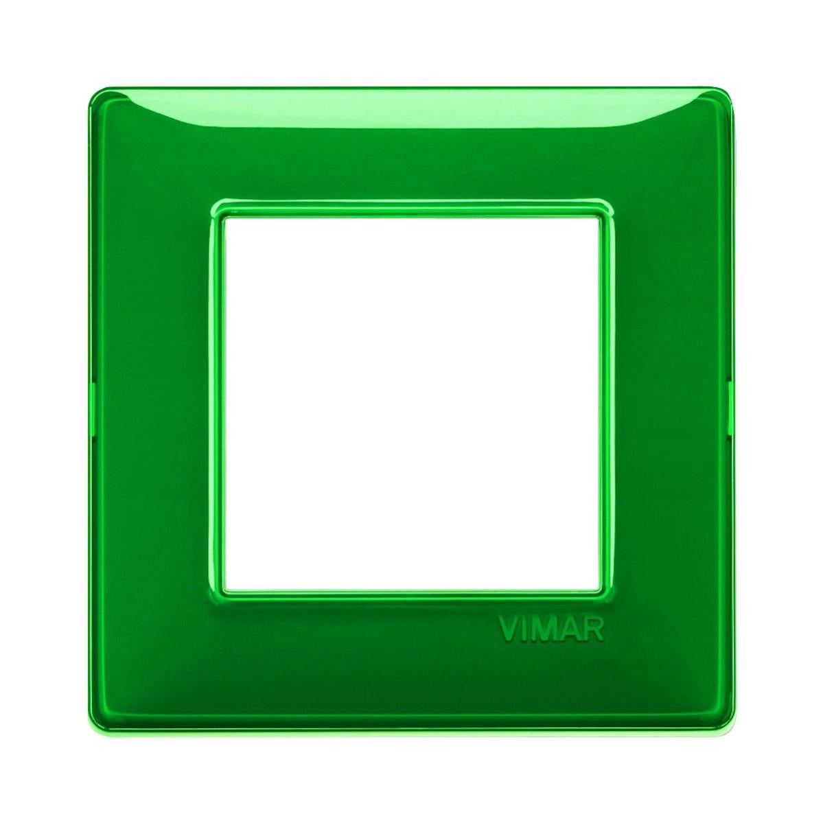 Placca VIMAR Plana 2 moduli verde | Leroy Merlin