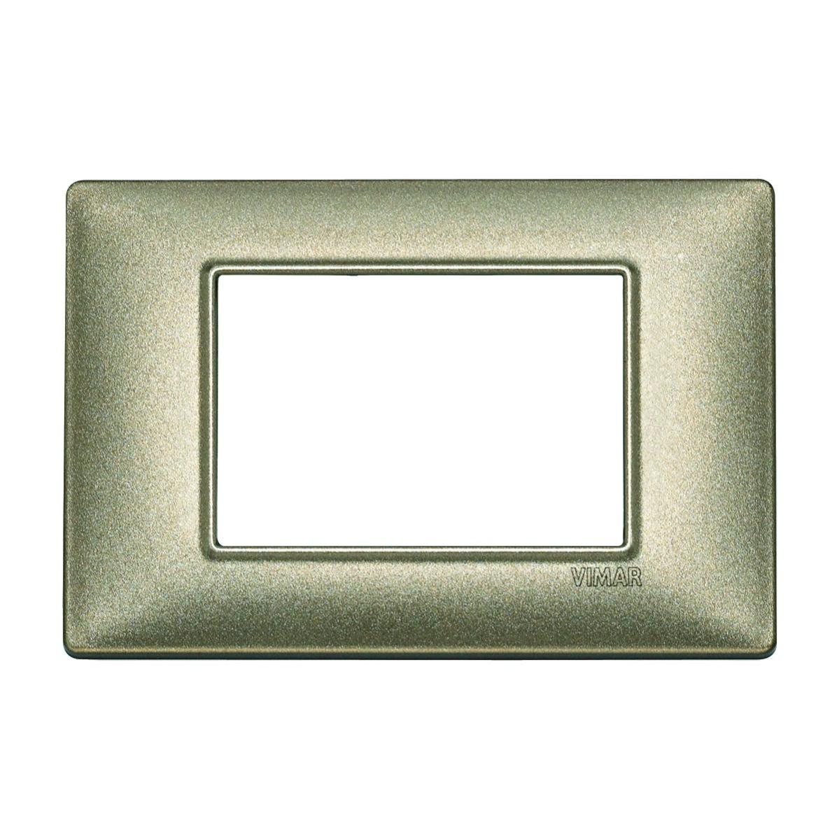 Placca VIMAR Plana 3 moduli bronzo | Leroy Merlin