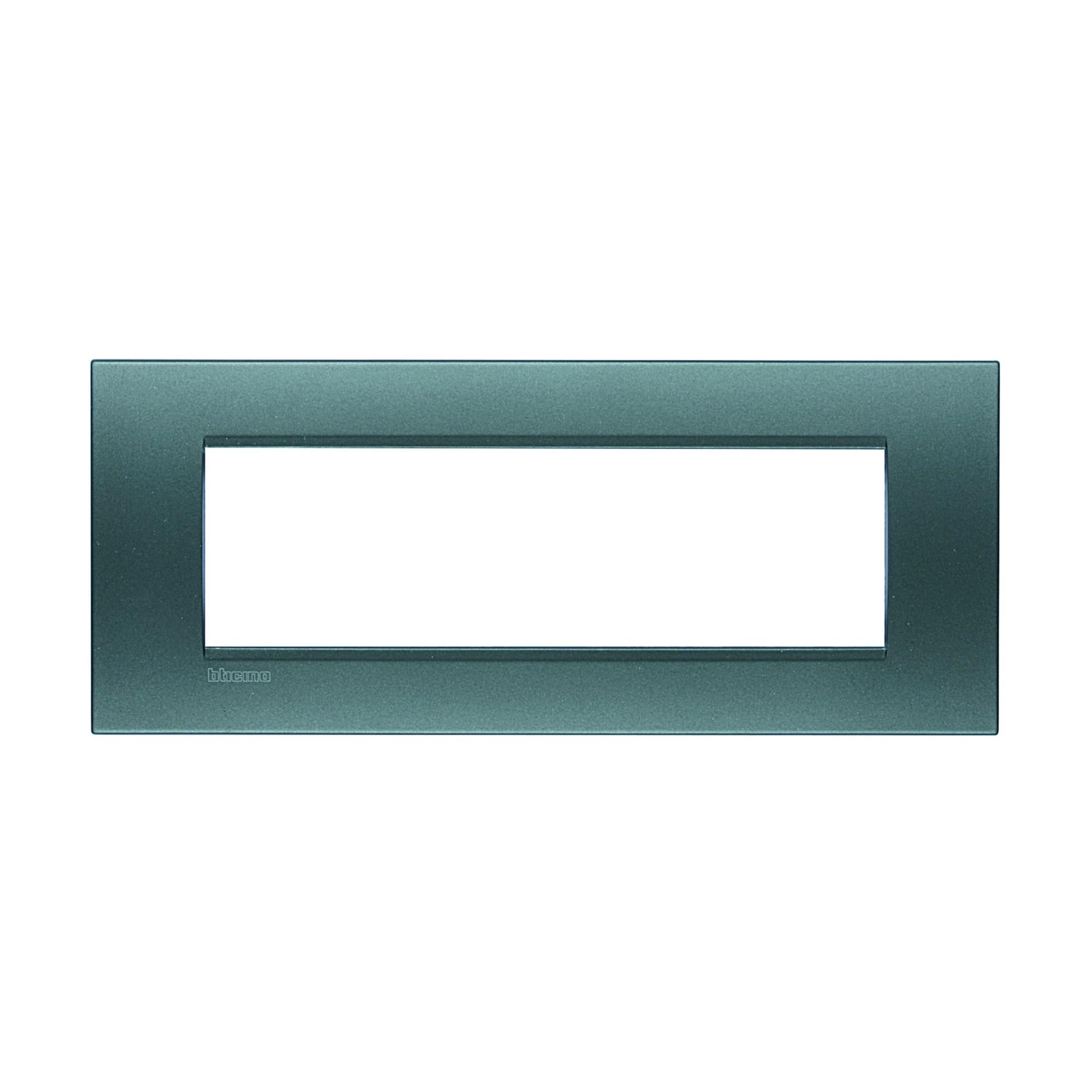 Placca BTICINO Living light 7 moduli verde park | Leroy Merlin