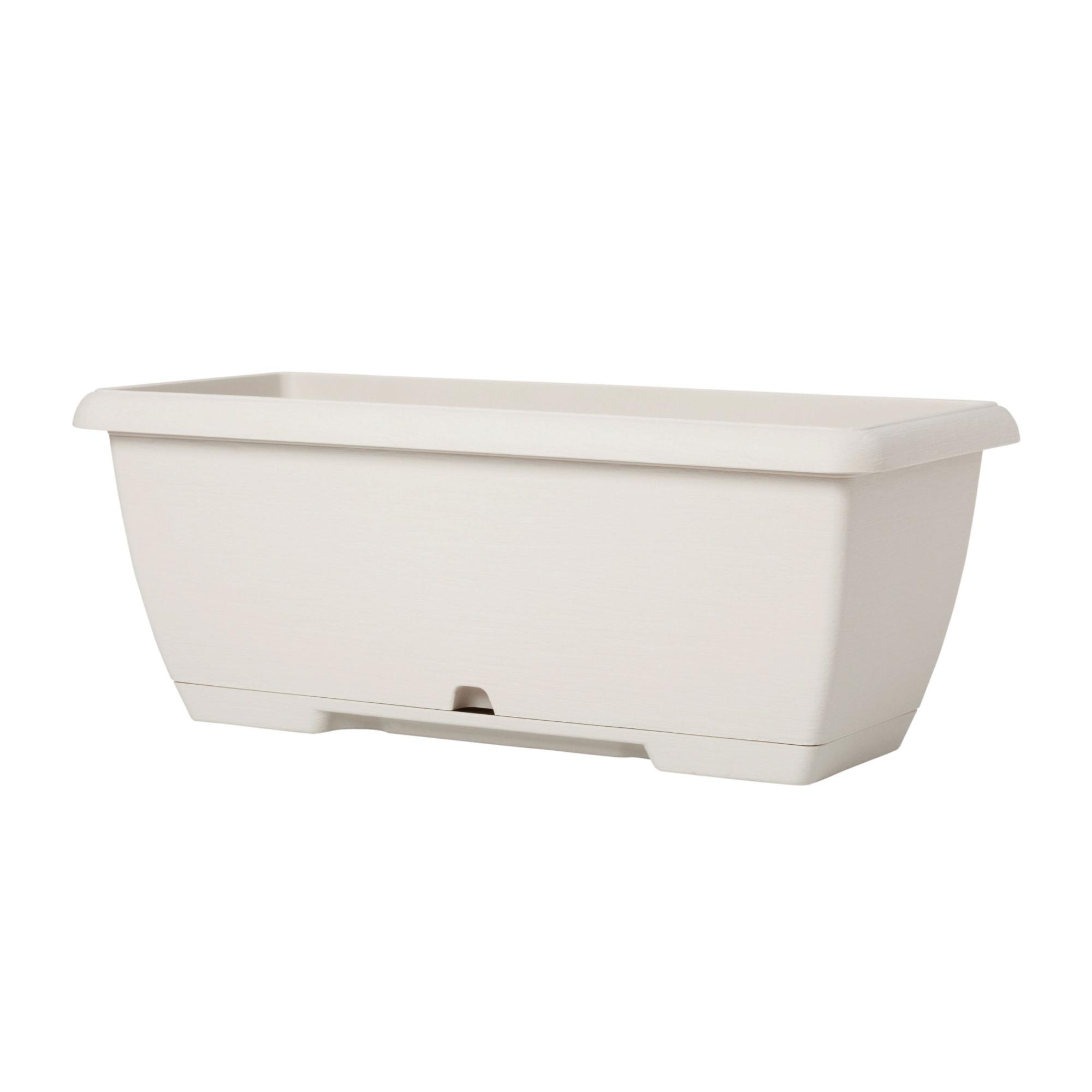 Cassetta portafiori Terrae Midi in plastica colore bianco H 21 x L 45 x P 45 cm | Leroy Merlin
