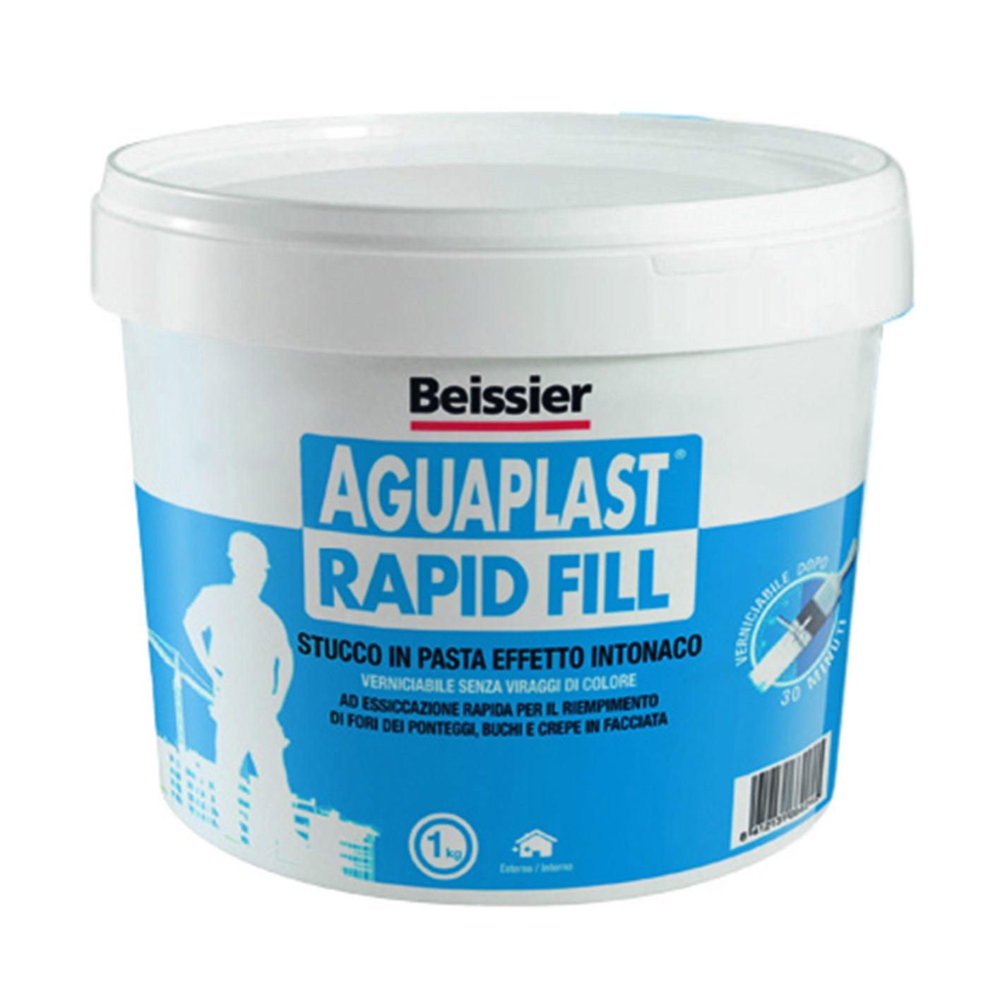 Stucco riempitivo in pasta AGUAPLAST Rapid Fill 1 kg grigio | Leroy Merlin