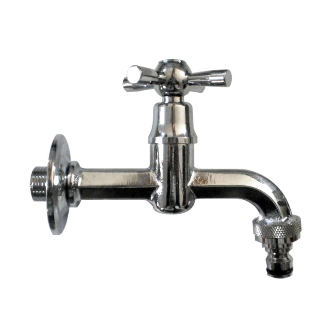 Rubinetto da esterno cromato Ø 1/2 mm | Leroy Merlin