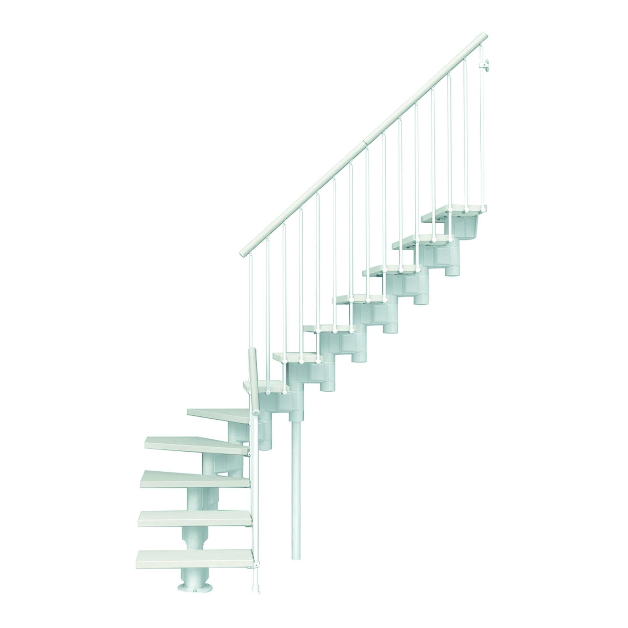 Scala dritto Long FONTANOT, larghezza 65 cm, struttura in acciaio ...