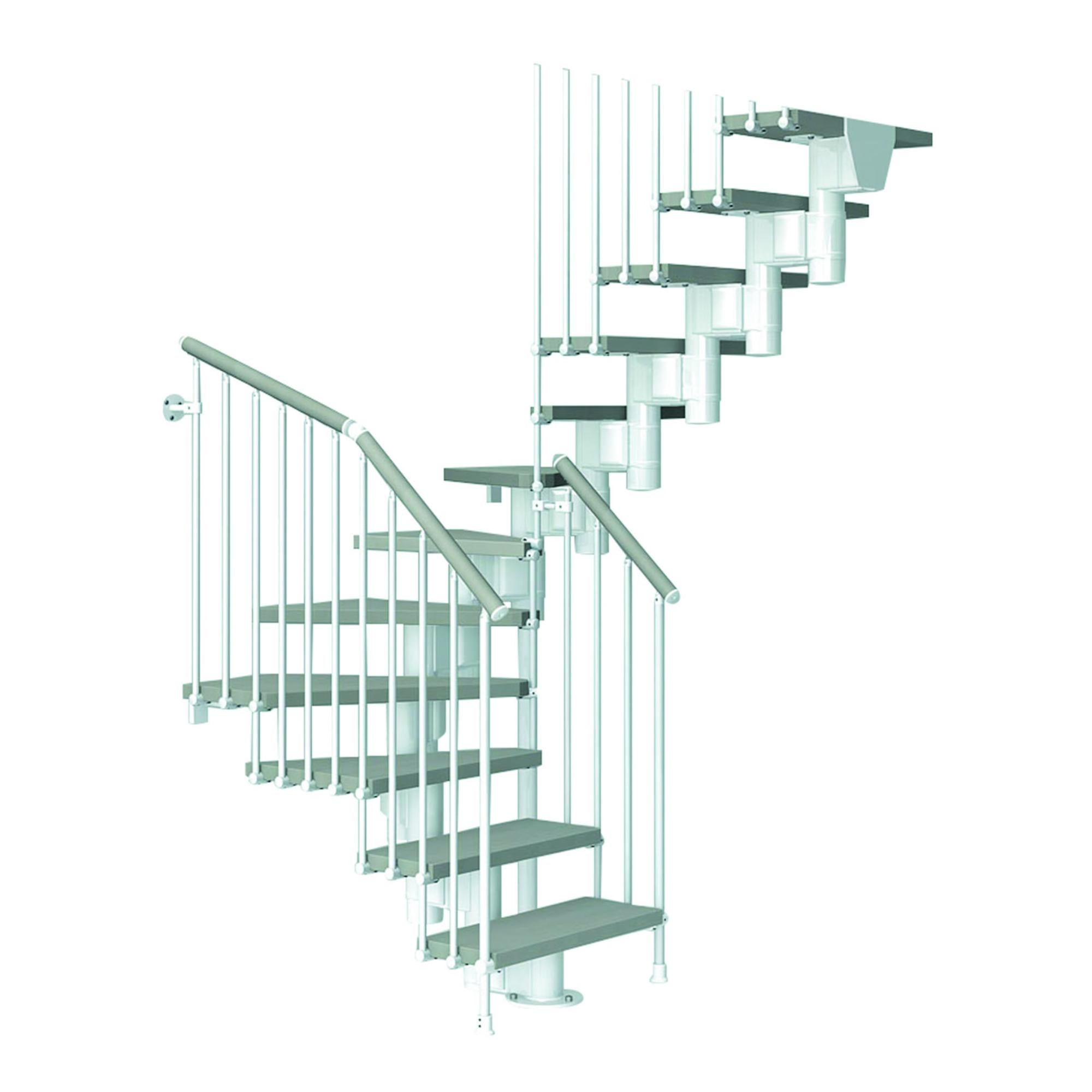 Scala dritto Long FONTANOT, larghezza 90 cm, struttura in acciaio ...