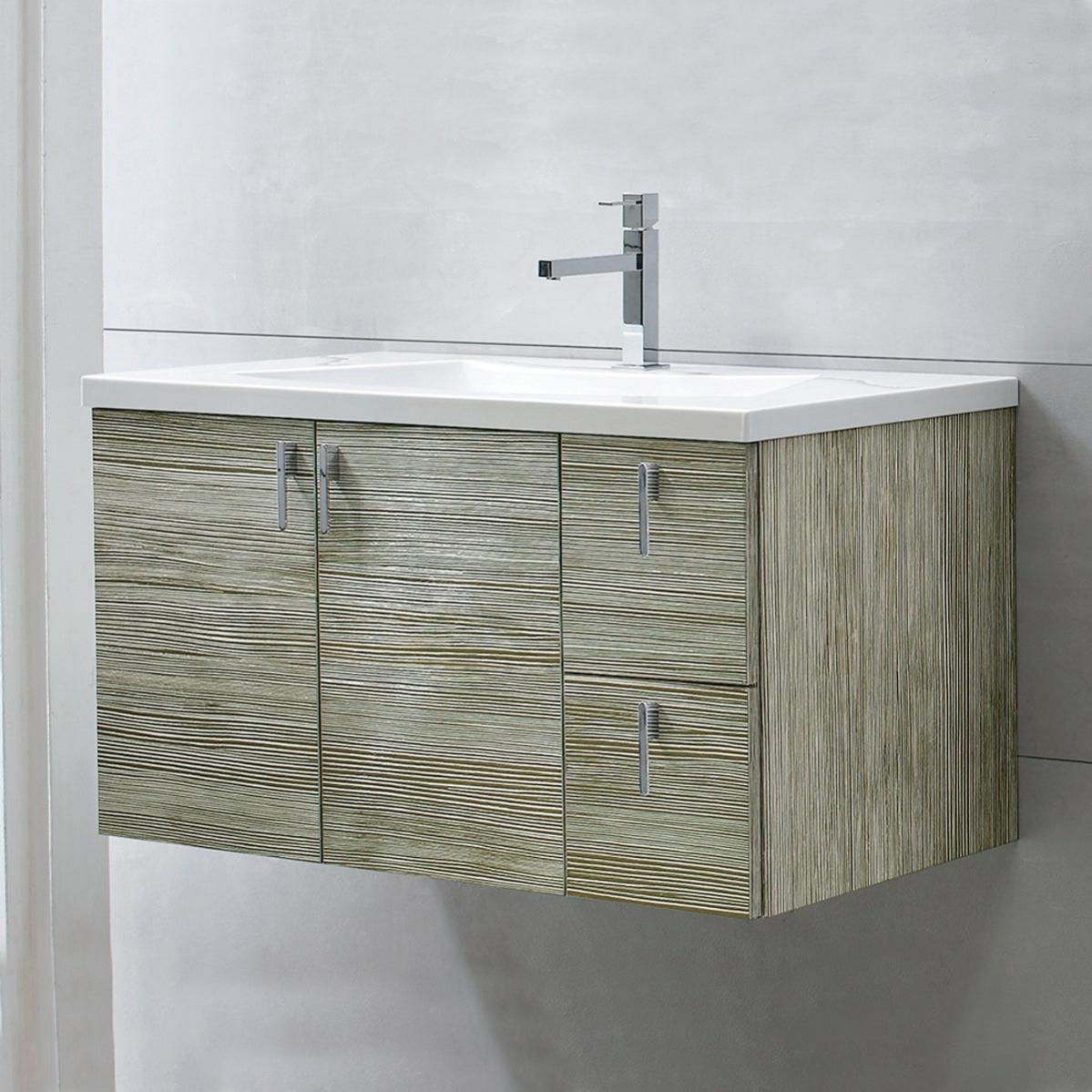 Base per mobile bagnoLinea2 cassetti2 ante L 95 x P 50 x H 50 cm bianco ...