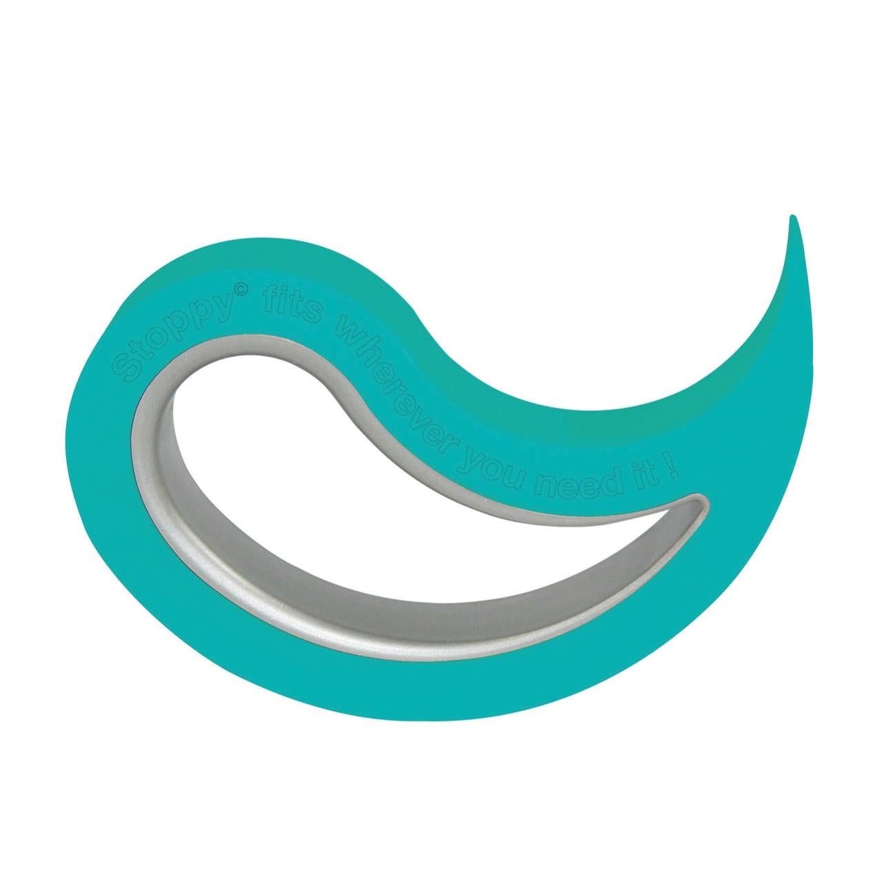 Fermaporta STOPPY in Polipropilene azzurro L 11.2 x H 6.4 cm | Leroy Merlin